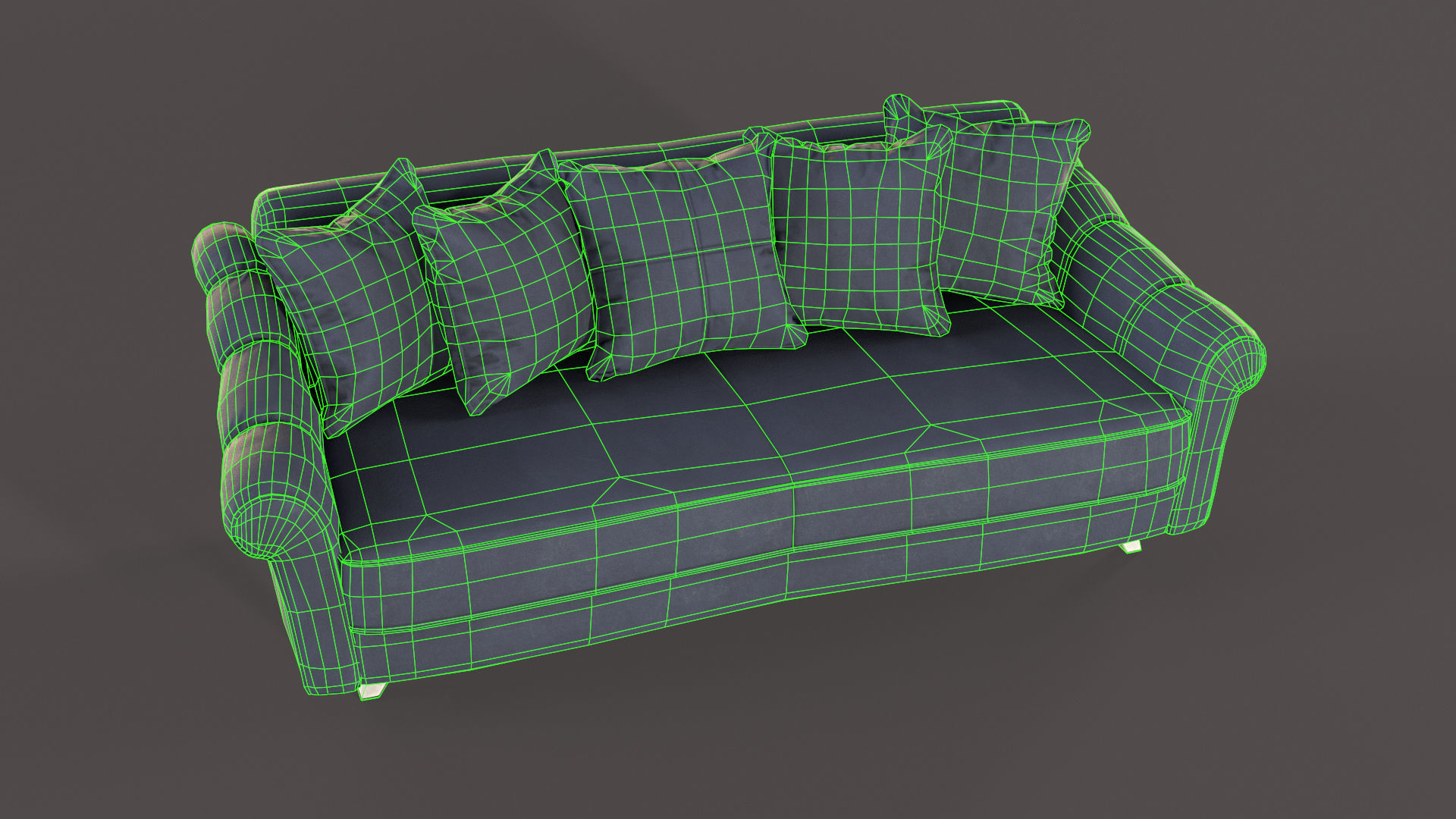 3D model Low-Poly Sofas VR / AR / low-poly | CGTrader