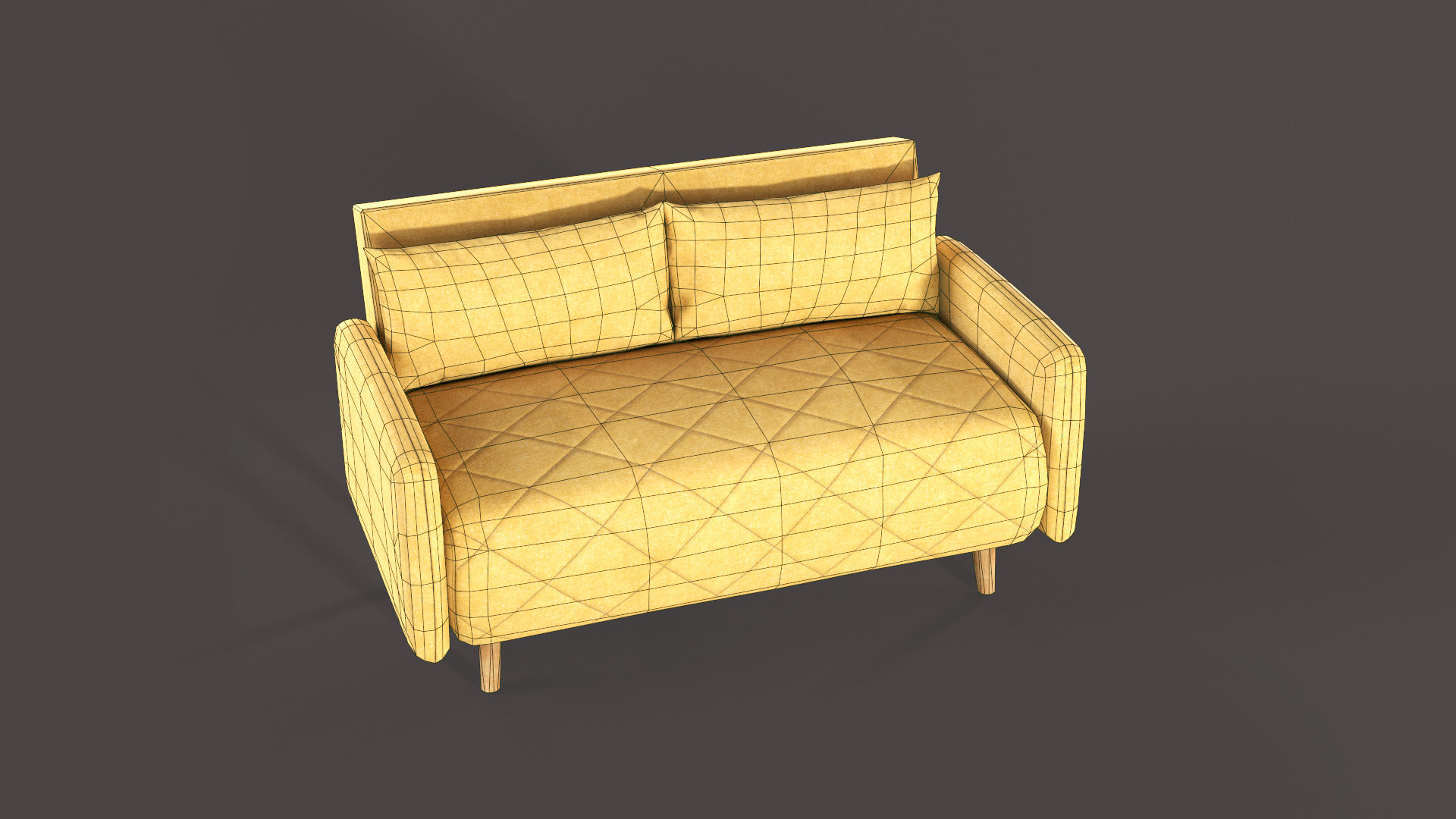 3D model Low-Poly Sofas VR / AR / low-poly | CGTrader