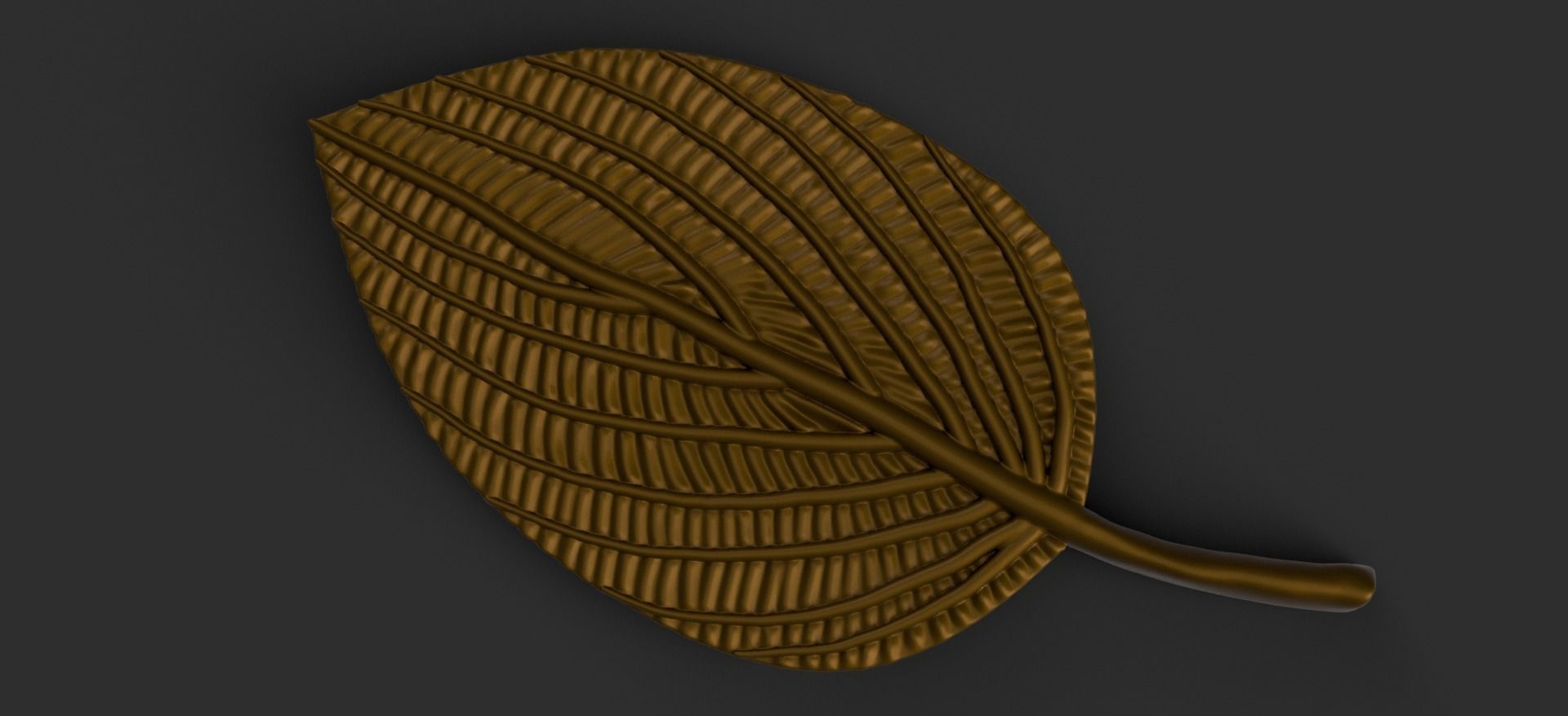 Green Leaf 3D model 3D printable | CGTrader