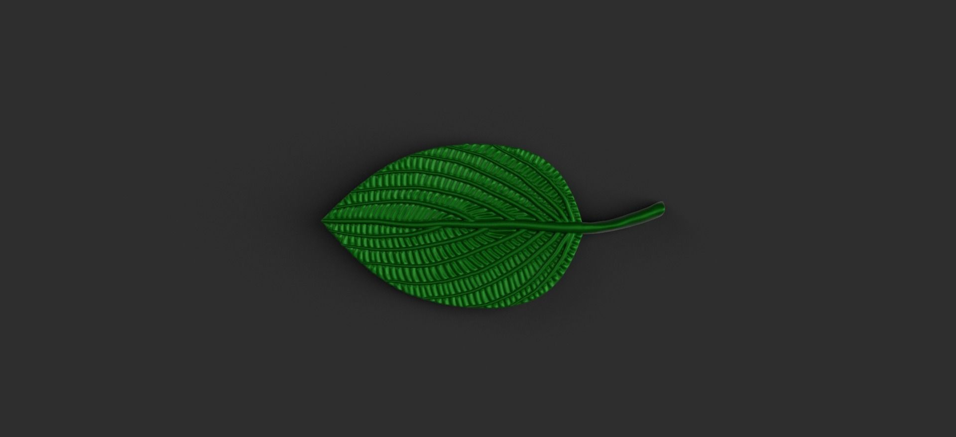 Green Leaf 3D model 3D printable | CGTrader