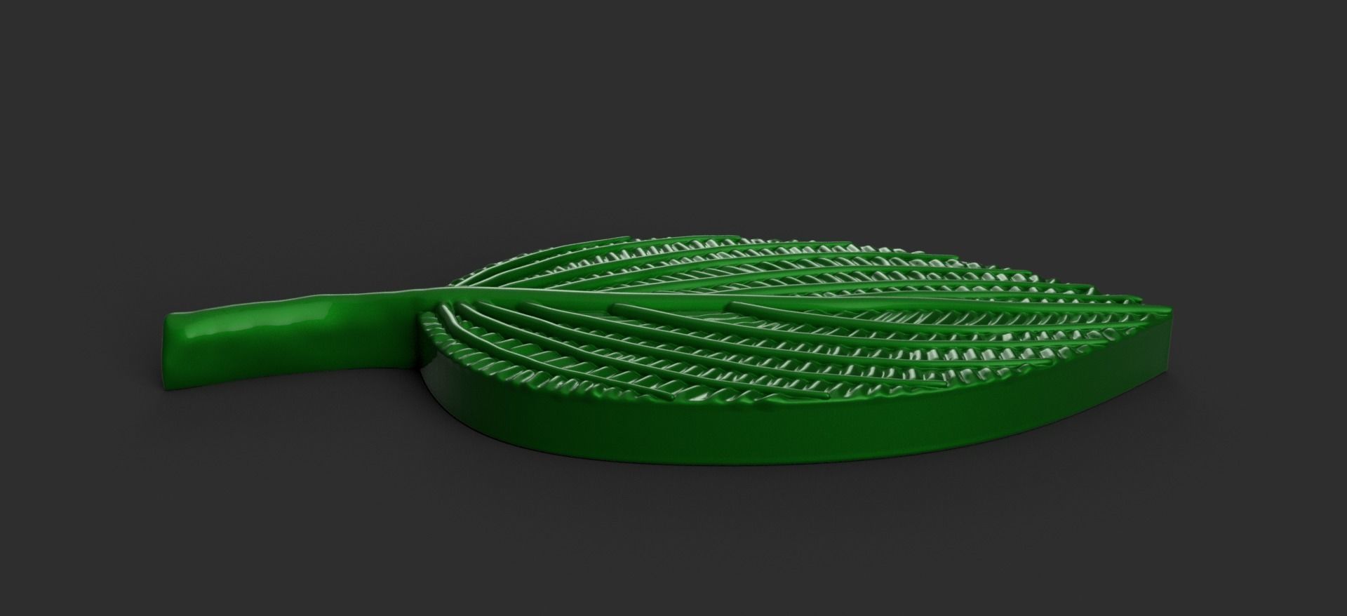 Green Leaf 3D model 3D printable | CGTrader