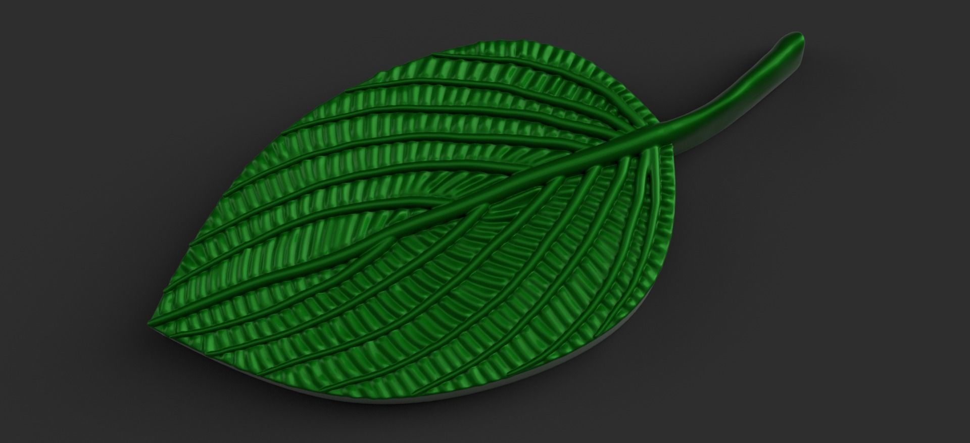 Green Leaf 3D model 3D printable | CGTrader