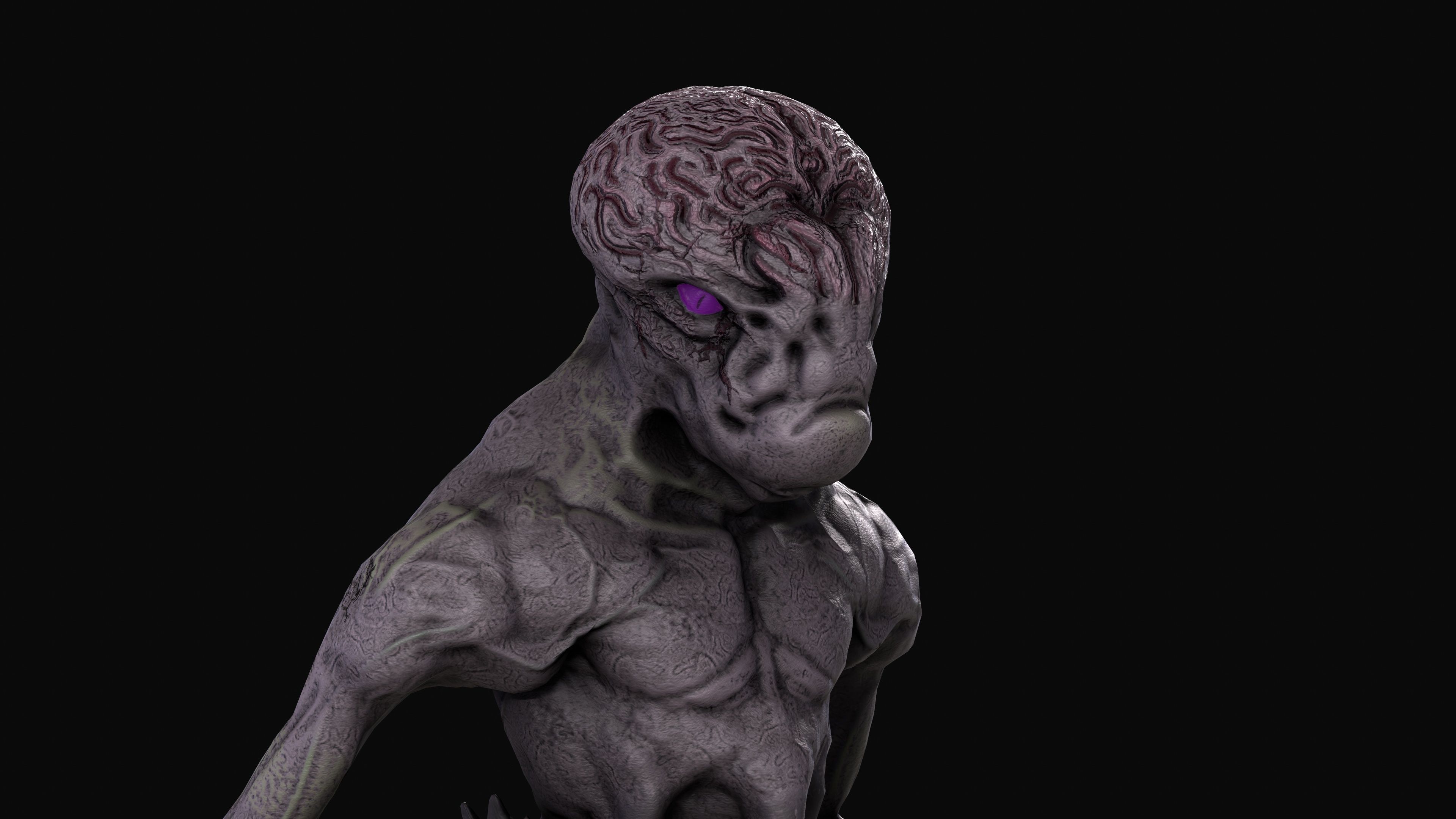 3D model Alien Low-poly VR / AR / low-poly rigged | CGTrader
