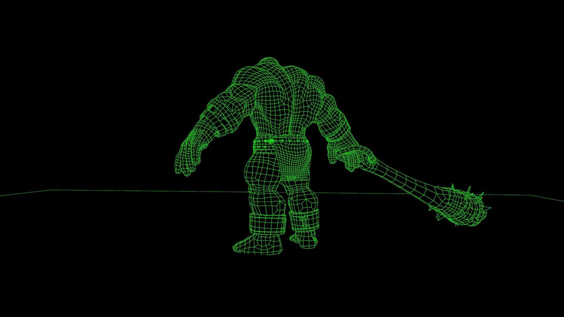 3D model Evil Giant VR / AR / low-poly rigged animated | CGTrader