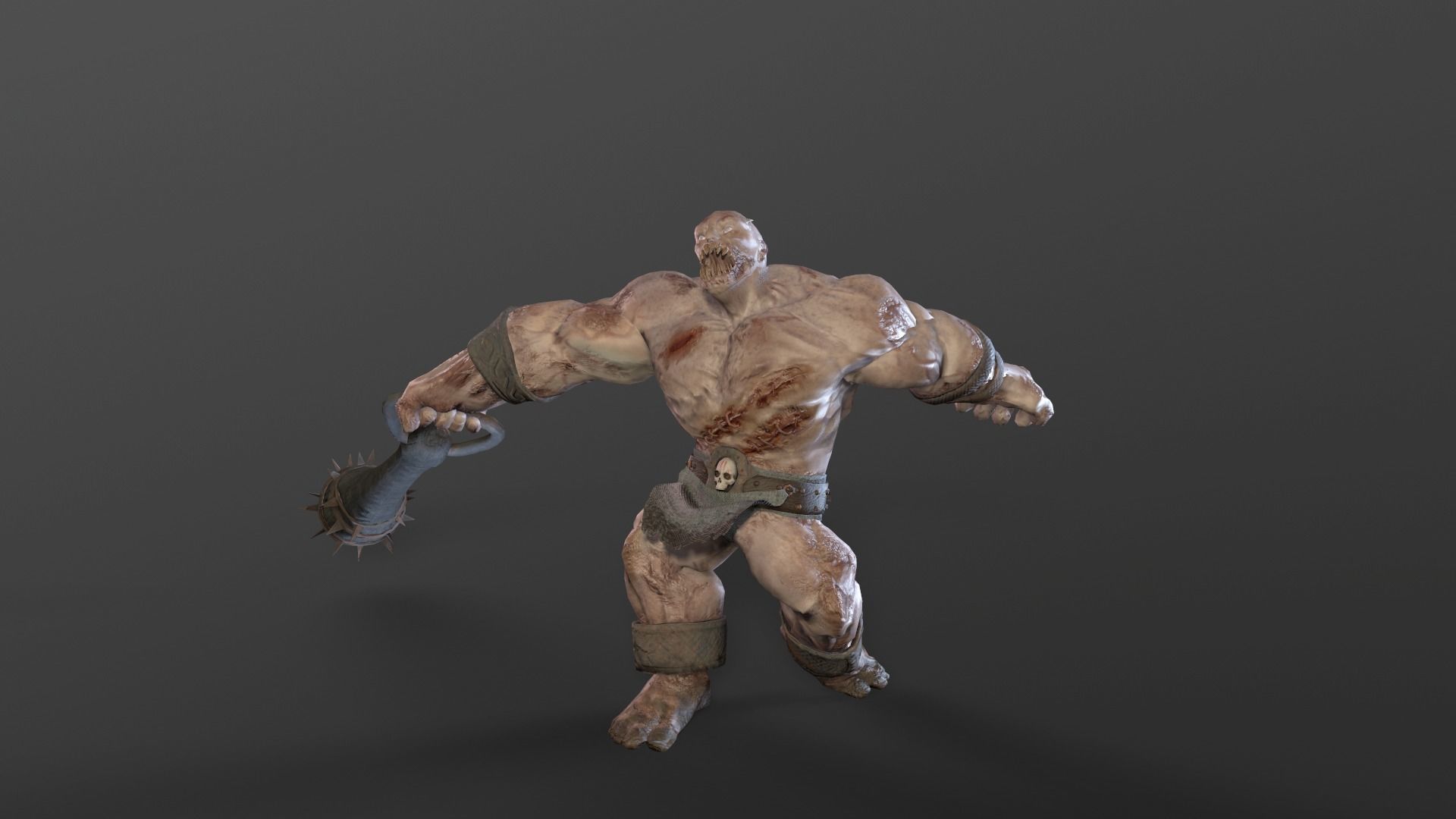 3D model Evil Giant VR / AR / low-poly rigged animated | CGTrader