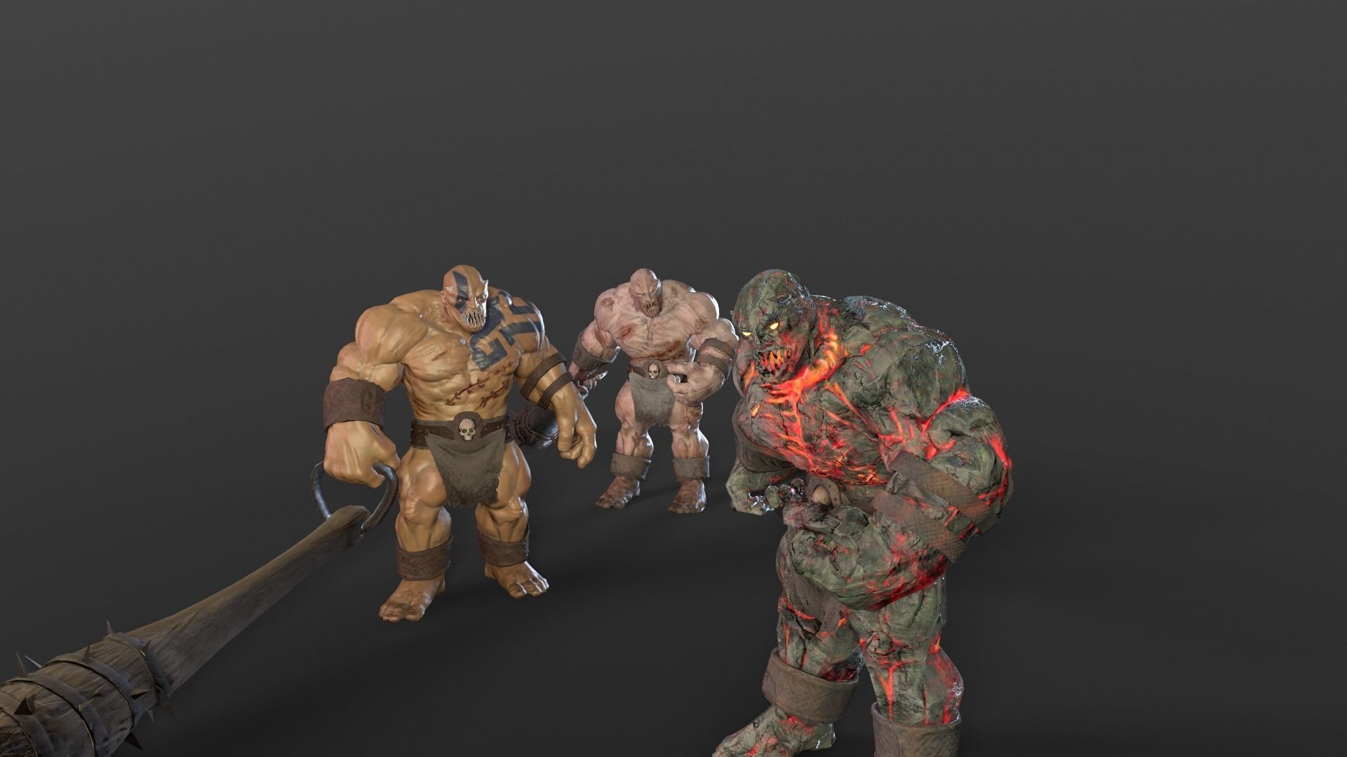 3D model Evil Giant VR / AR / low-poly rigged animated | CGTrader