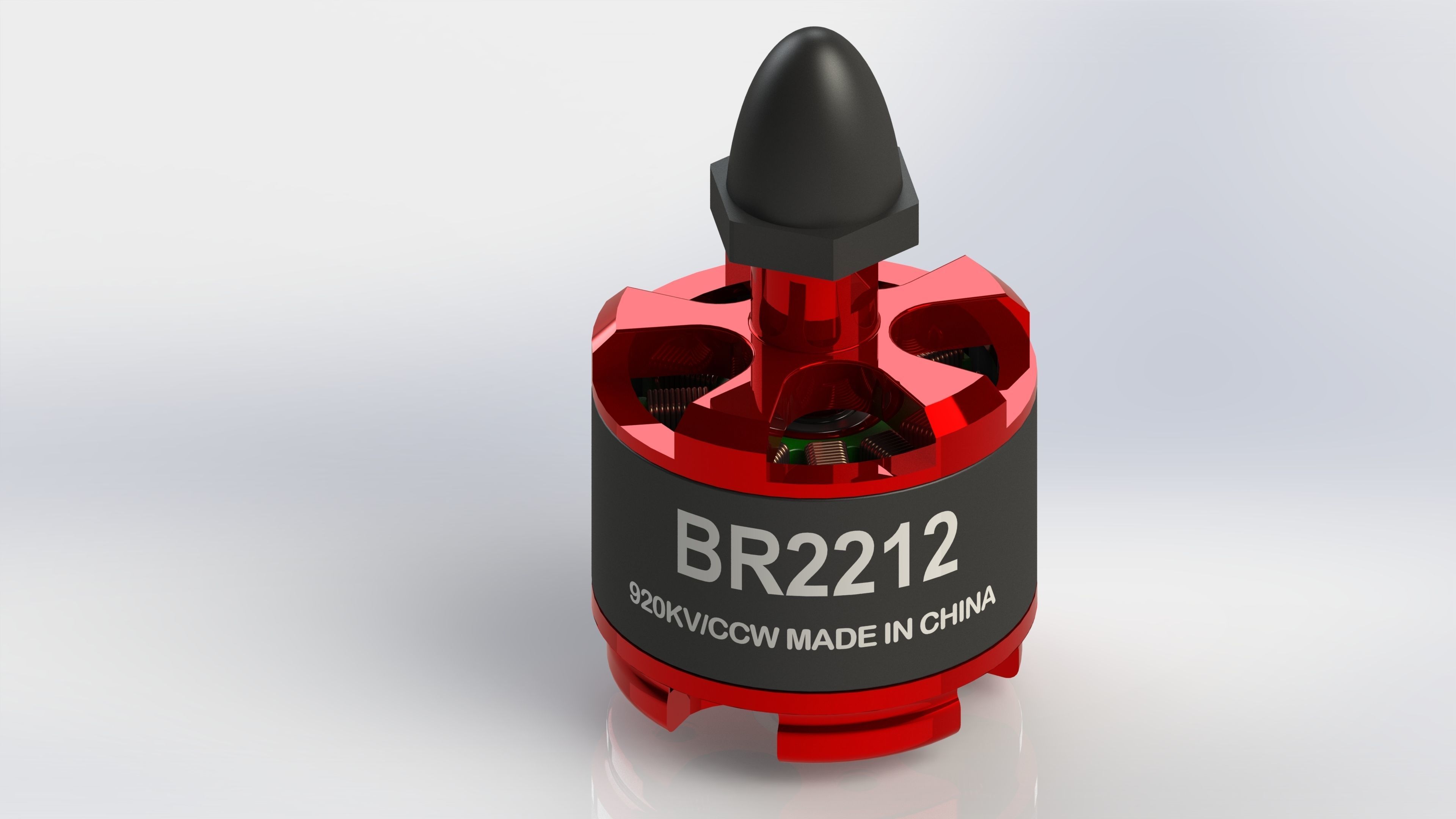 Brushless DC Motor With 1045 Propellers 3D model animated rigged | CGTrader