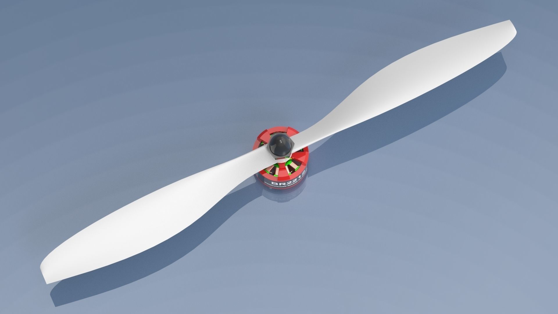 Brushless DC Motor With 1045 Propellers 3D model animated rigged | CGTrader