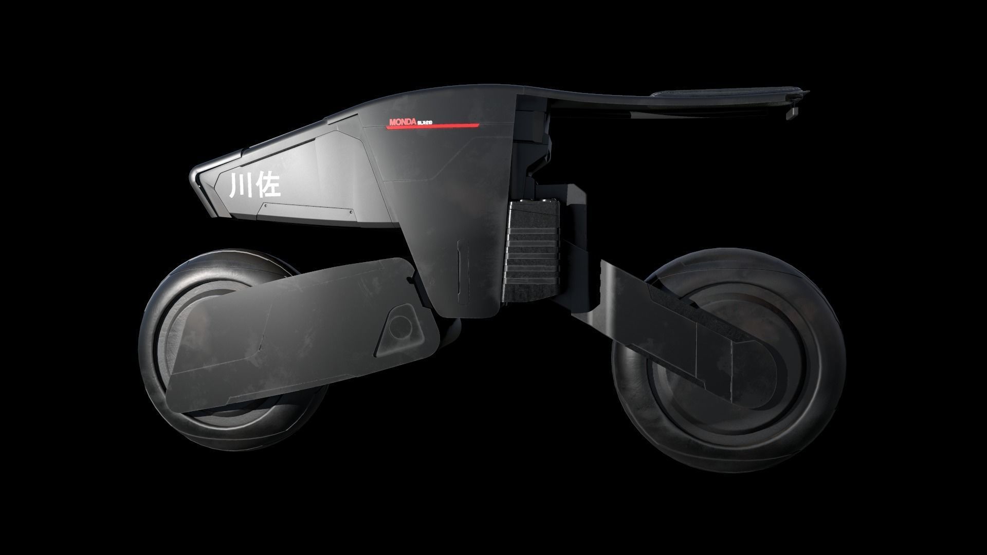 Cyberpunk Motorcycle Concept Design 3D model | CGTrader