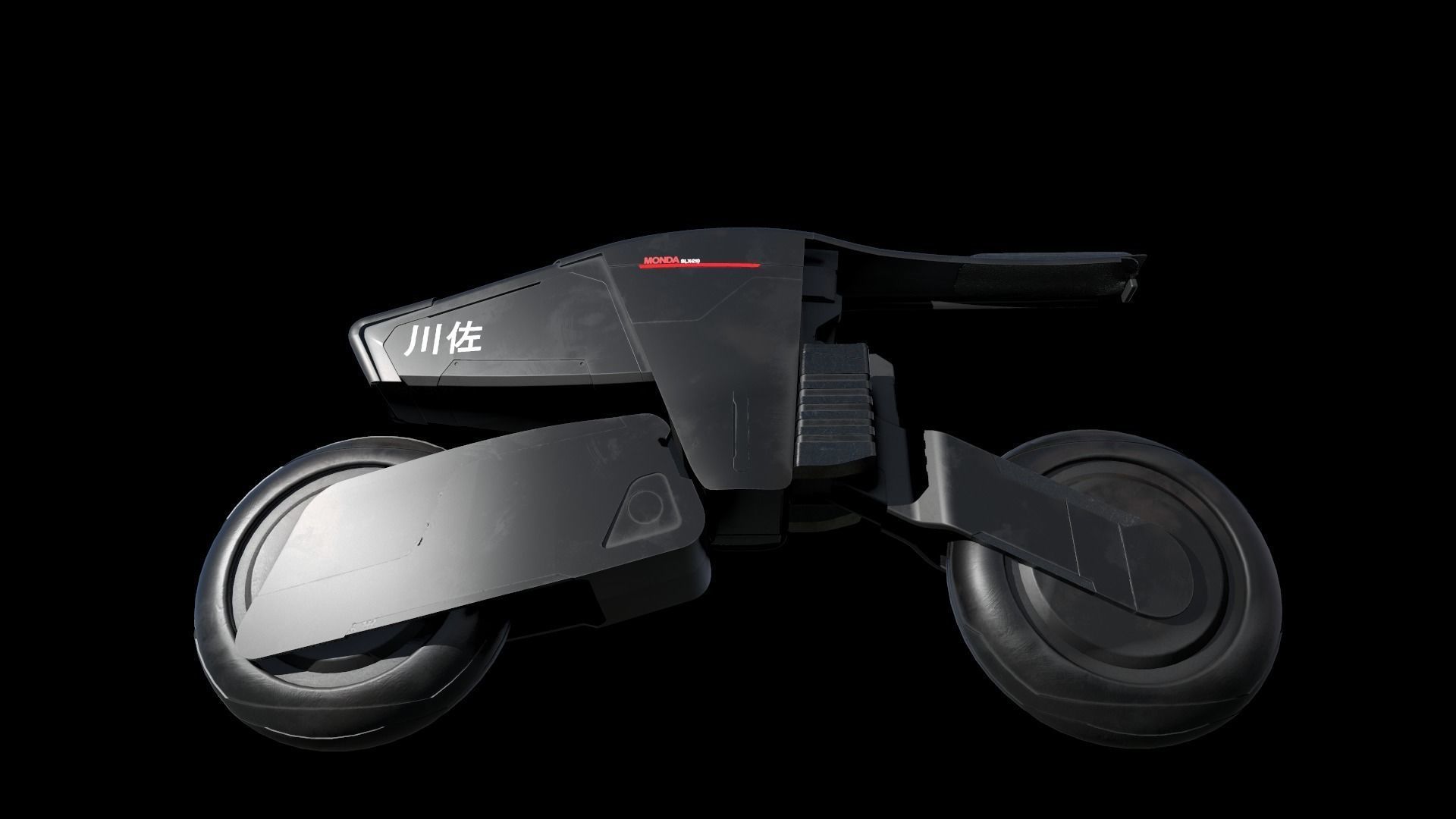 Cyberpunk Motorcycle Concept Design 3D model | CGTrader