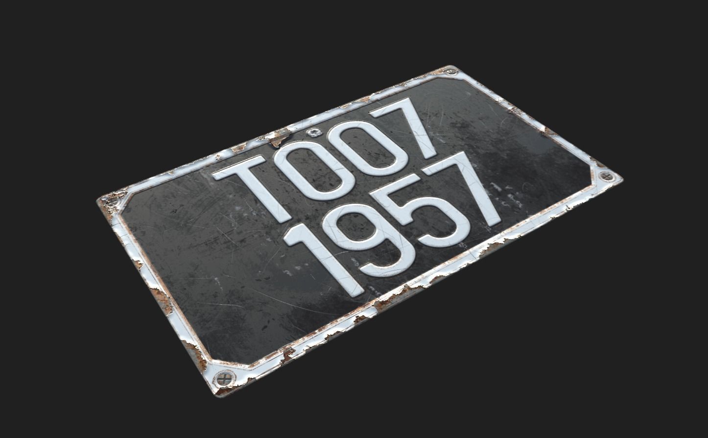 EU Licence Plate Substance Material Texture | CGTrader