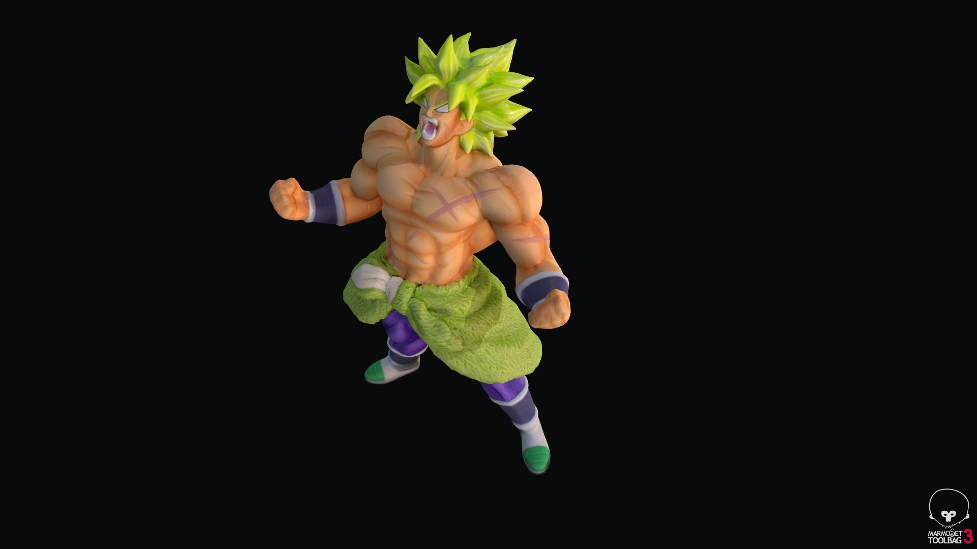 Broly Legendary Super Sayan 3D model | CGTrader