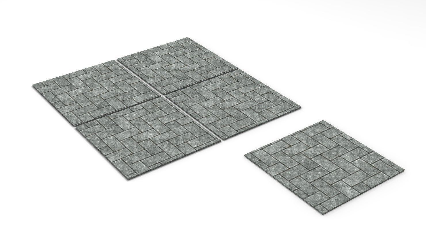 Texture 4K Set 1 wall with box in middle Texture | CGTrader