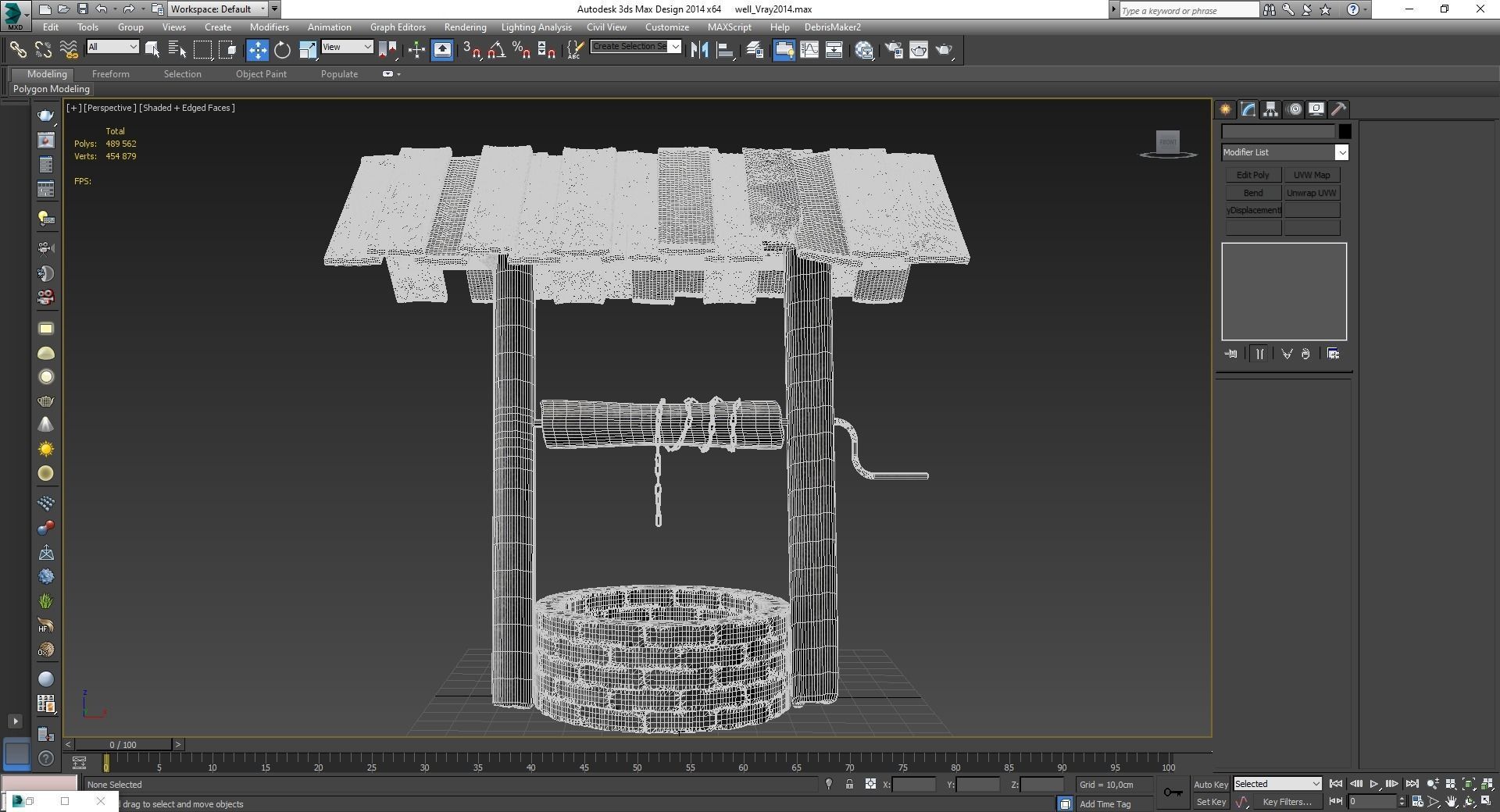 Old Country Well 3D model | CGTrader