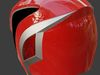 Tokusou Sentai Dekaranger DekaRed 3D printable cosplay helmet 3D model ...