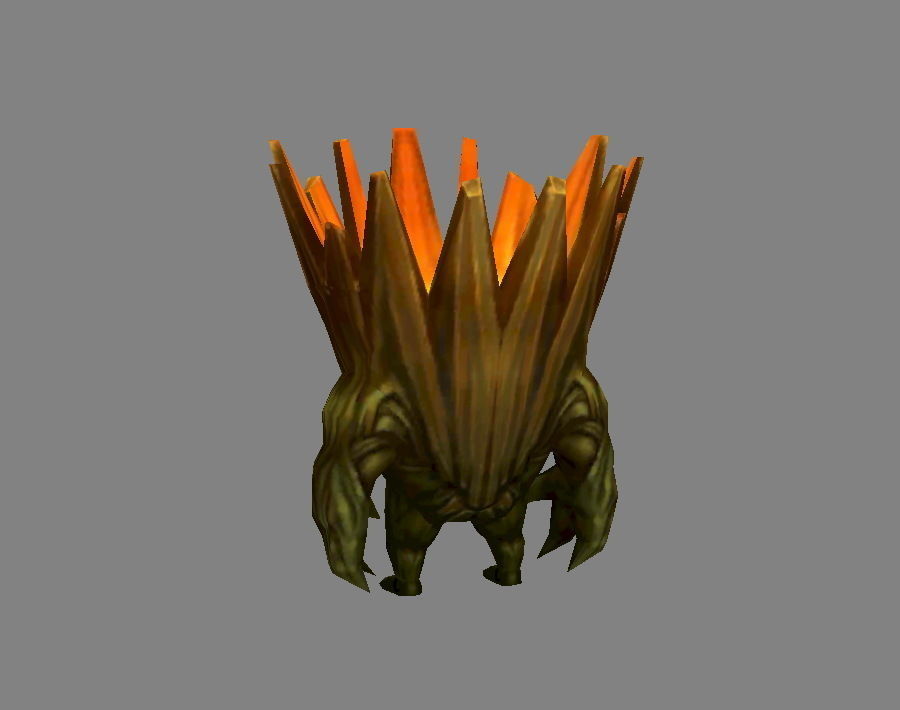 3D model Cartoon Dryad - tree demon VR / AR / low-poly | CGTrader