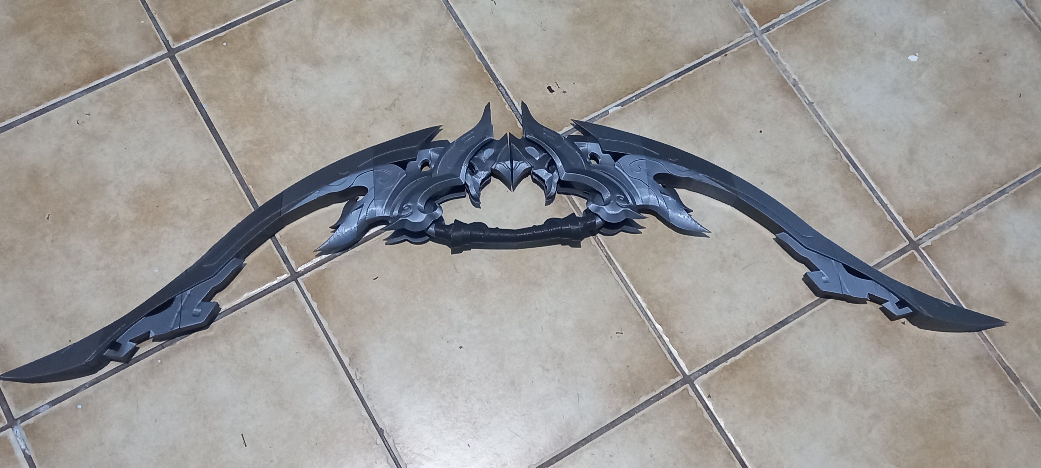 genshin impact Bow Rust 3D model 3D printable | CGTrader