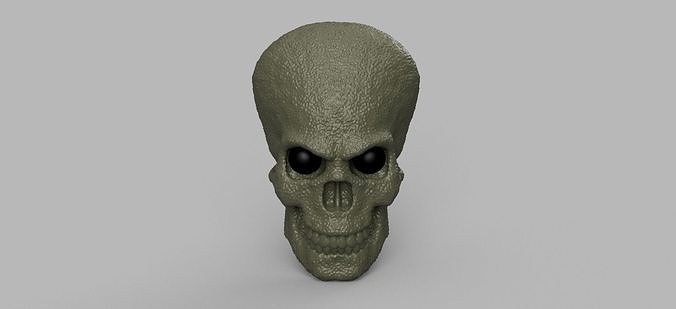 Alien Skull 3D model 3D printable | CGTrader