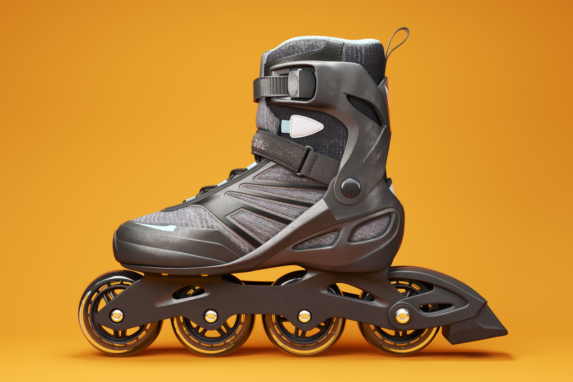 Rolki Rollerblade Zetrablade 3D model | CGTrader