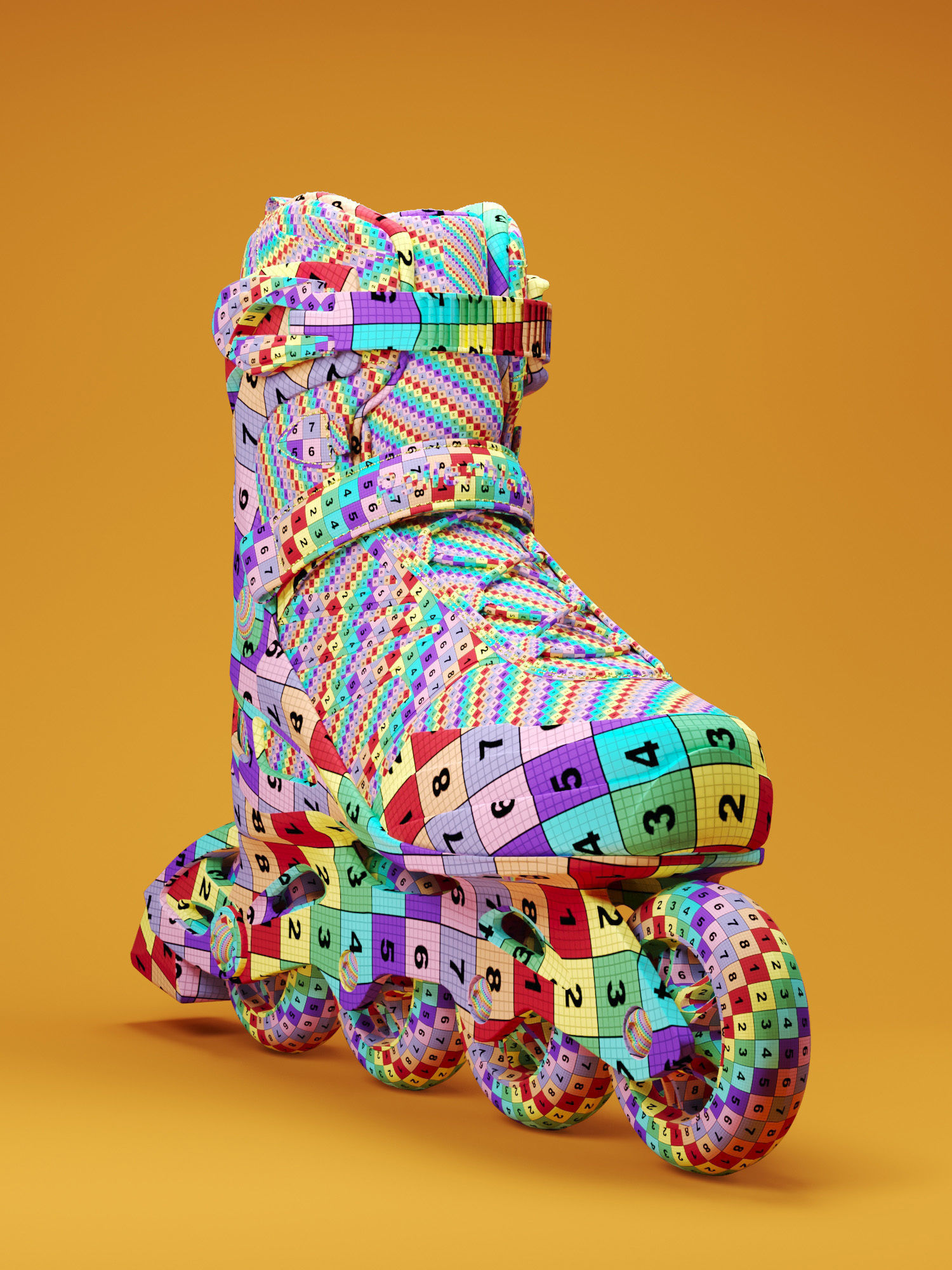 Rolki Rollerblade Zetrablade 3D model | CGTrader