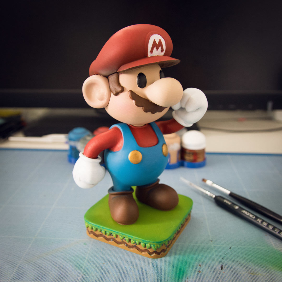 FANART - 3D PAPER MARIO - DIORAMA 3D model 3D printable | CGTrader