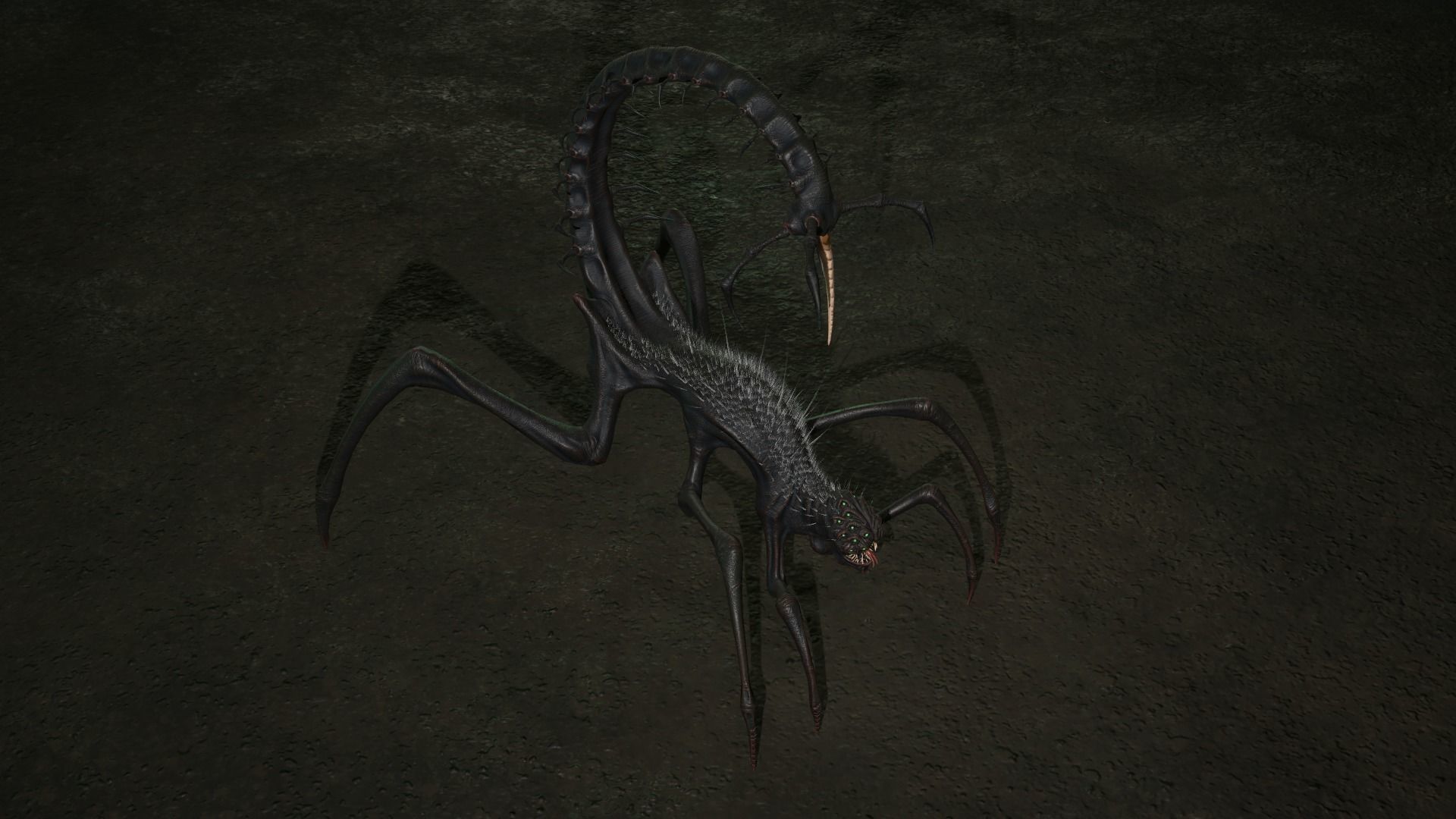 3D model Alien Scorpion VR / AR / low-poly animated | CGTrader