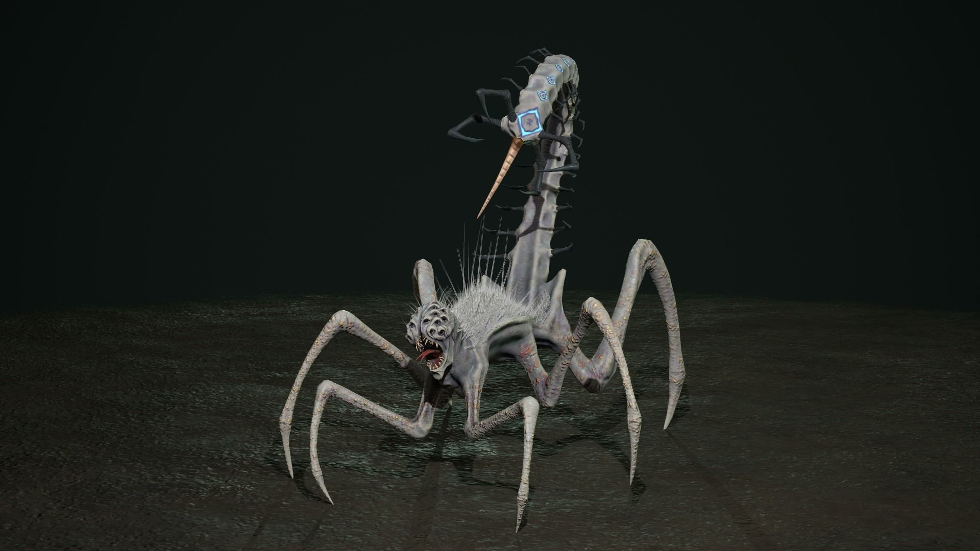 3D model Alien Scorpion VR / AR / low-poly animated | CGTrader