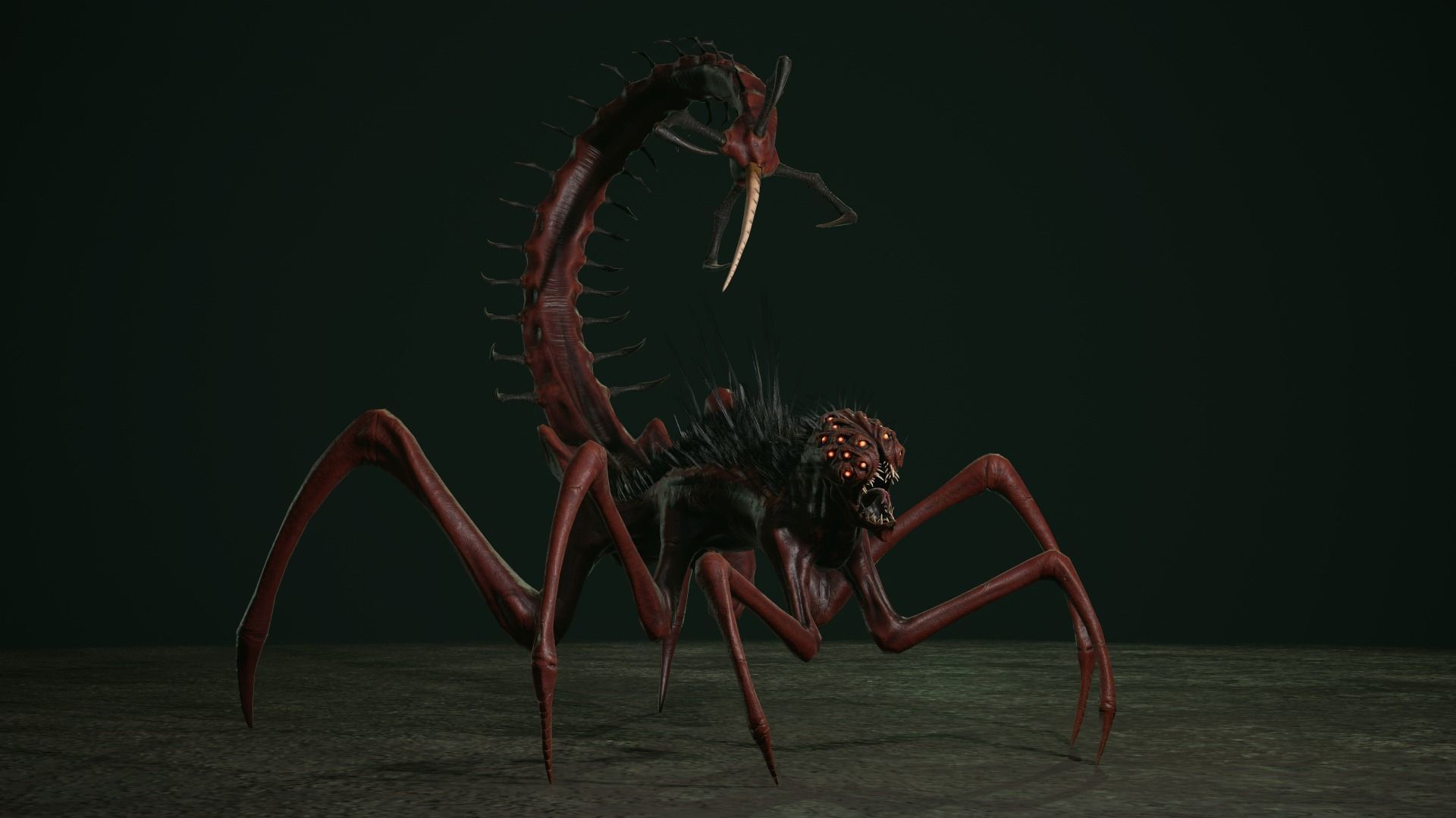 3D model Alien Scorpion VR / AR / low-poly animated | CGTrader