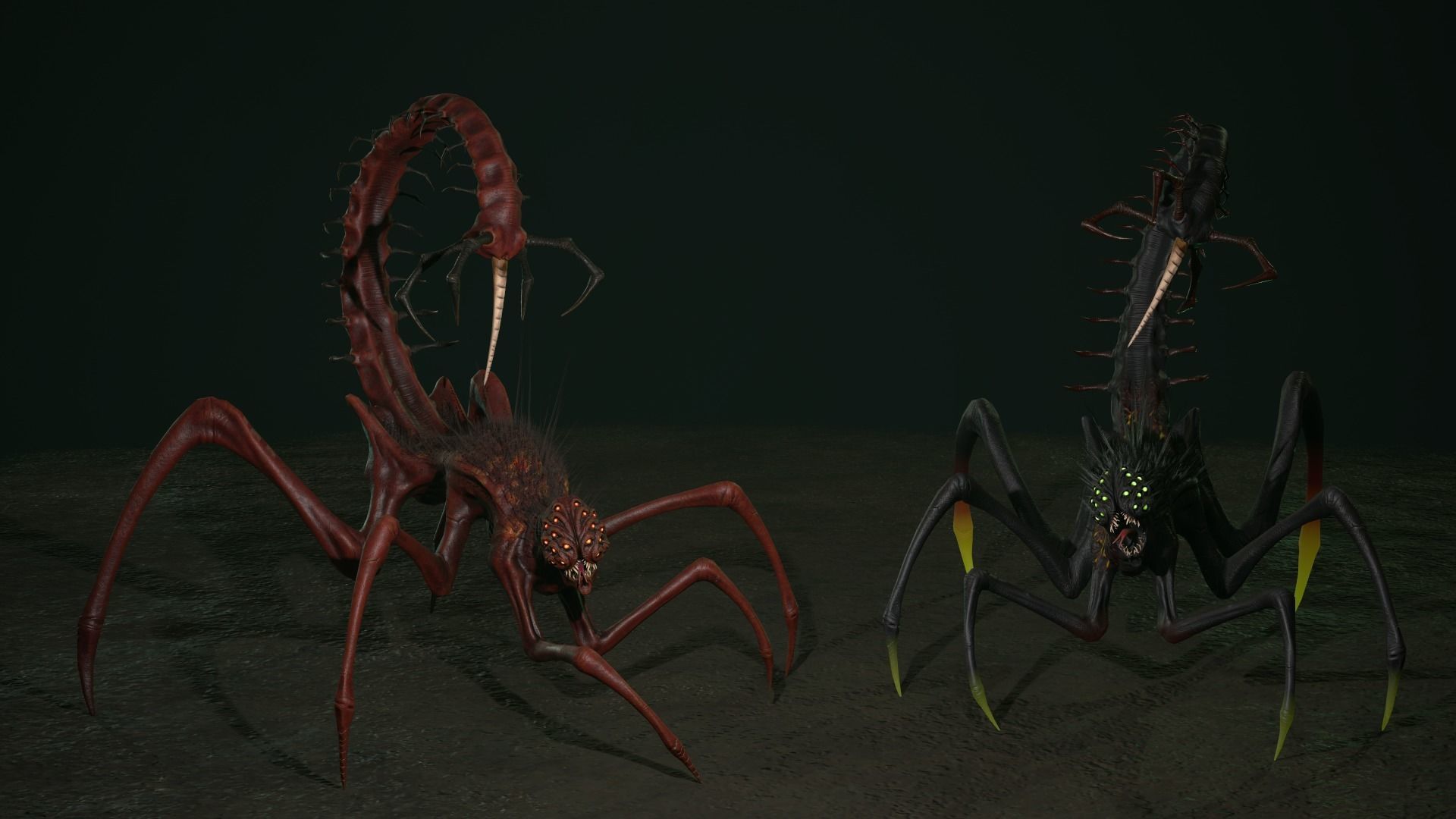 3D model Alien Scorpion VR / AR / low-poly animated | CGTrader