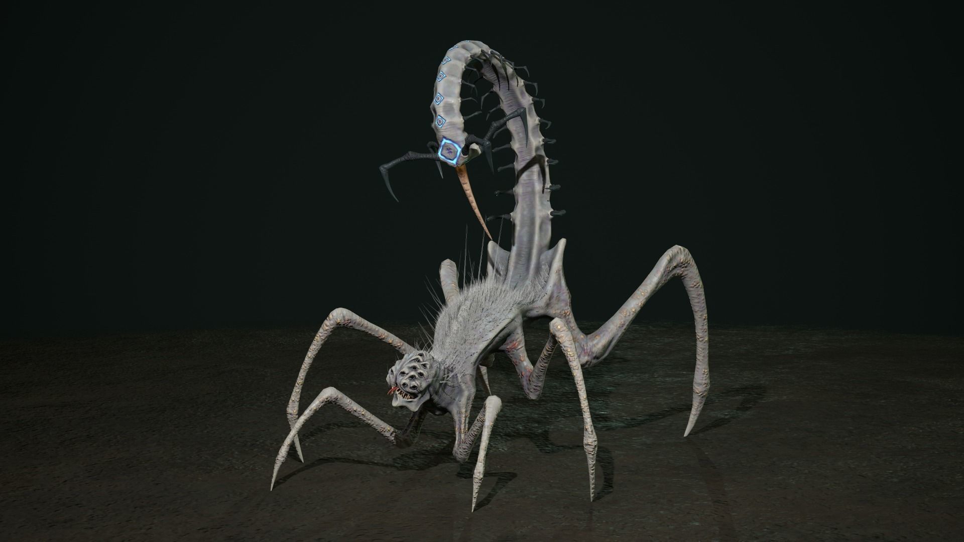 3D model Alien Scorpion VR / AR / low-poly animated | CGTrader
