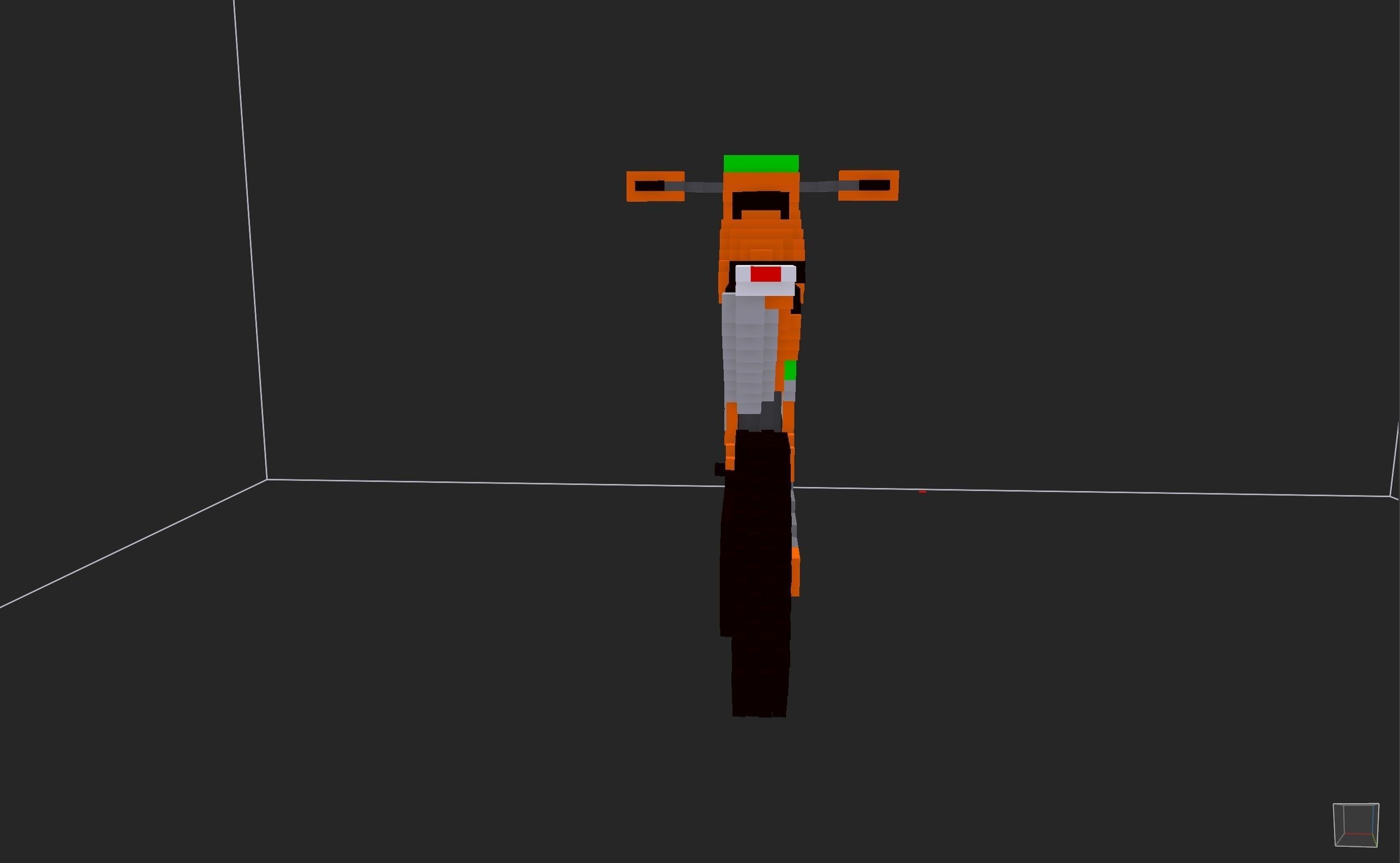 MotocycleMinecraft 3D model | CGTrader