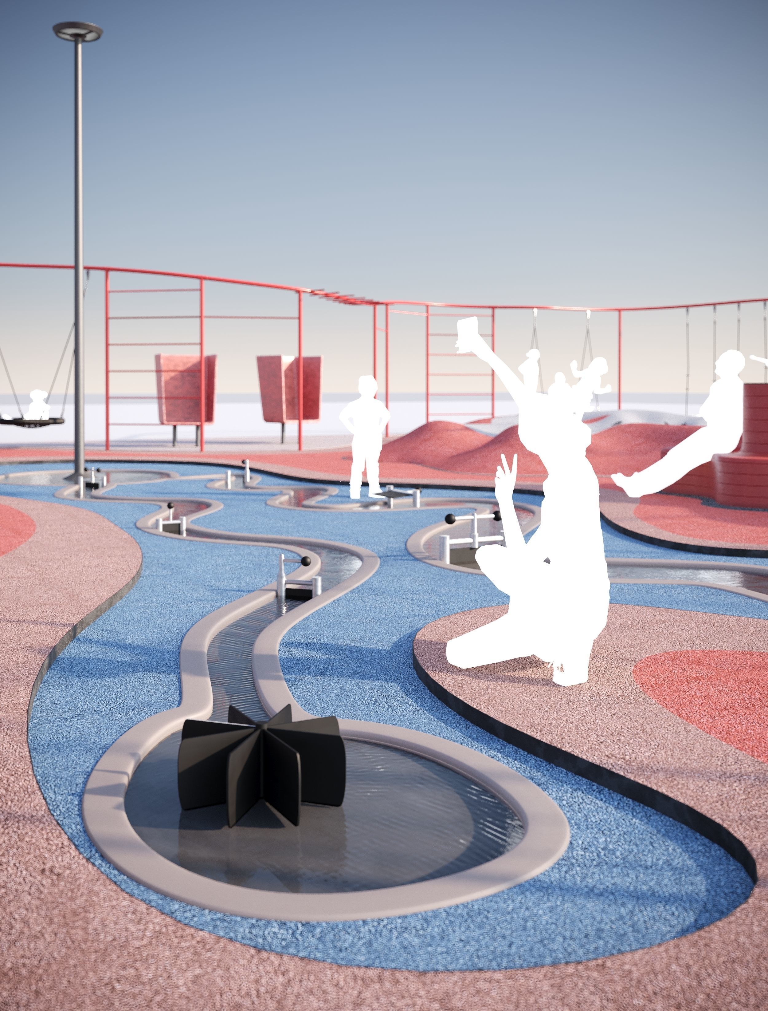 Modern playground 7 3D model | CGTrader