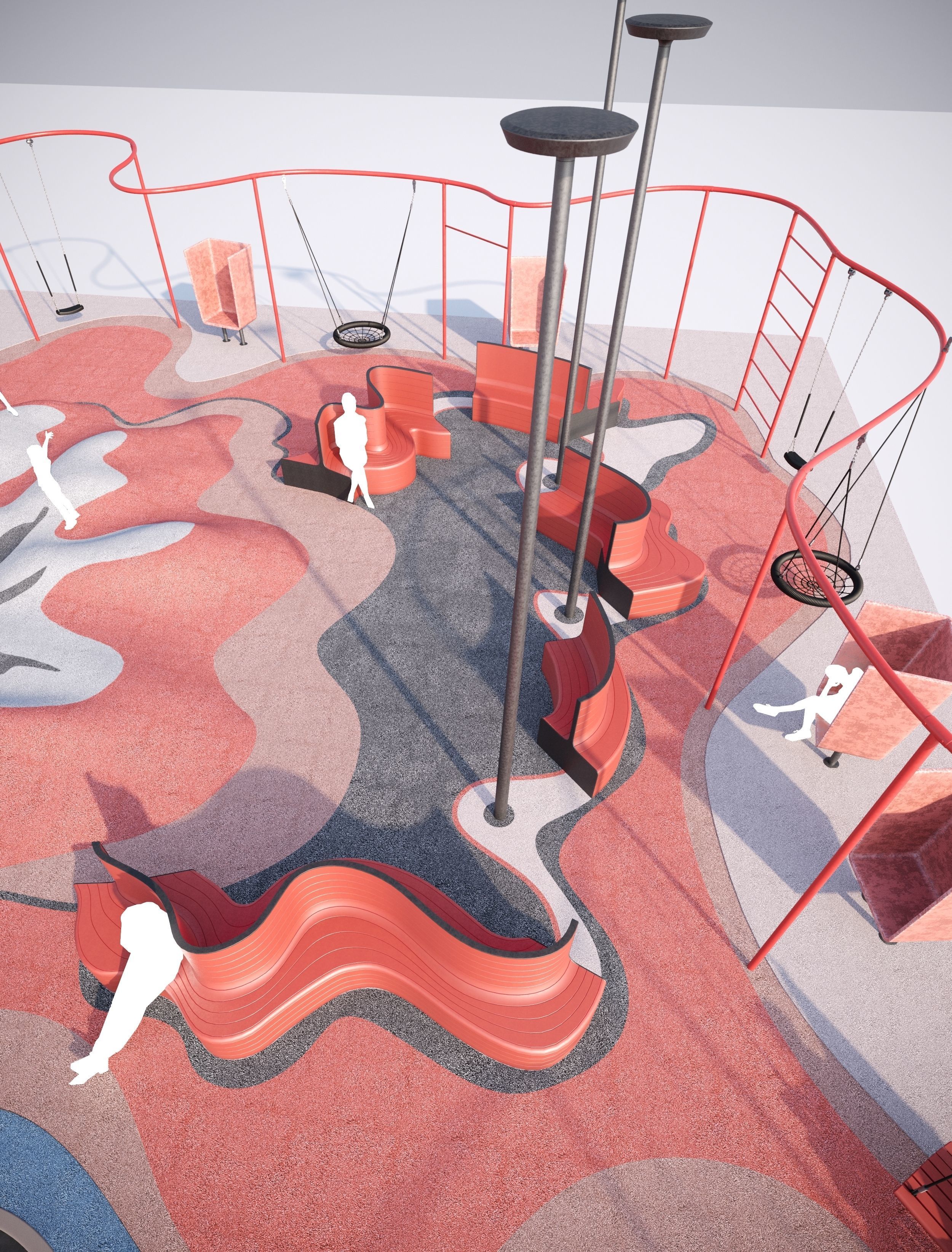 Modern playground 7 3D model | CGTrader
