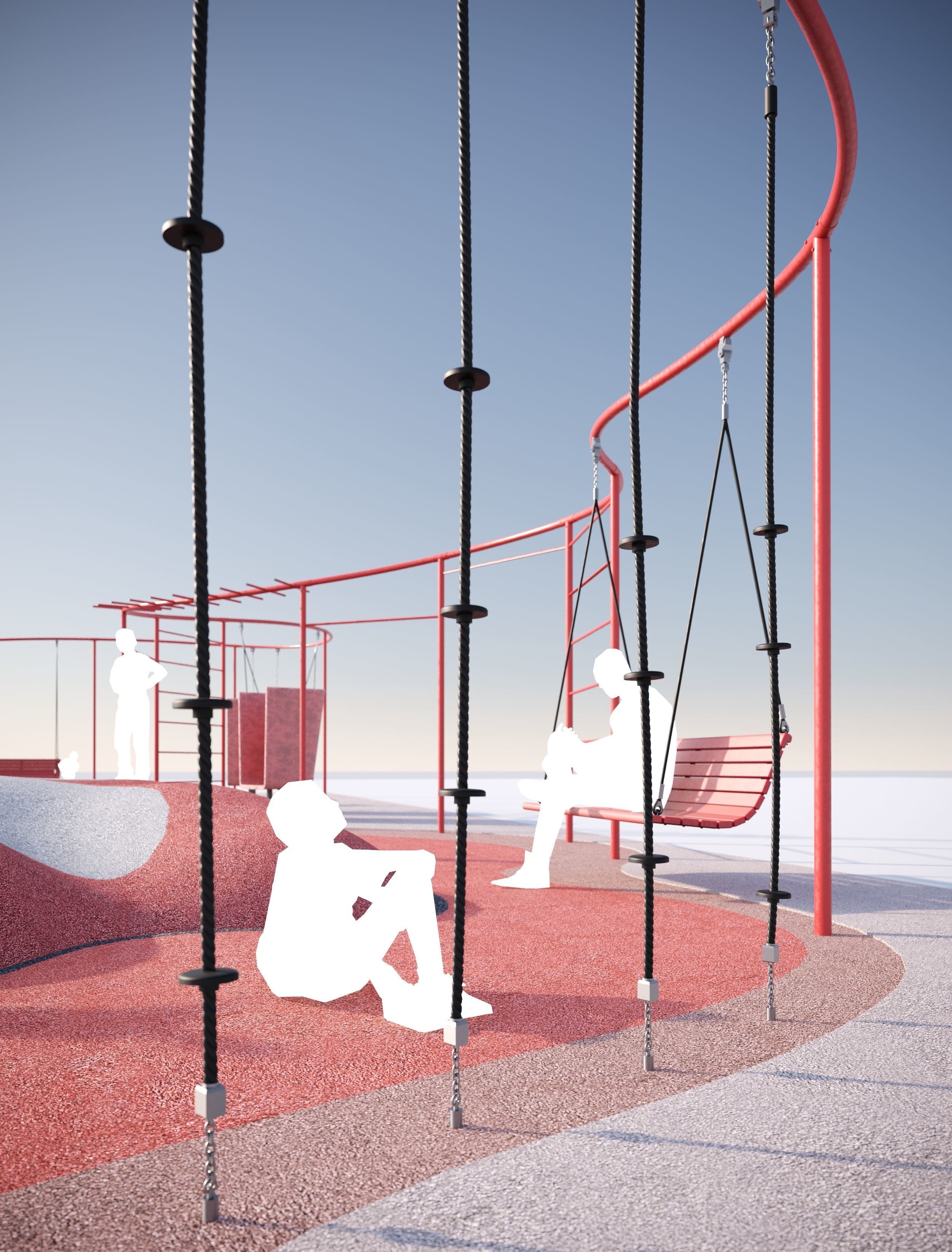 Modern playground 7 3D model | CGTrader