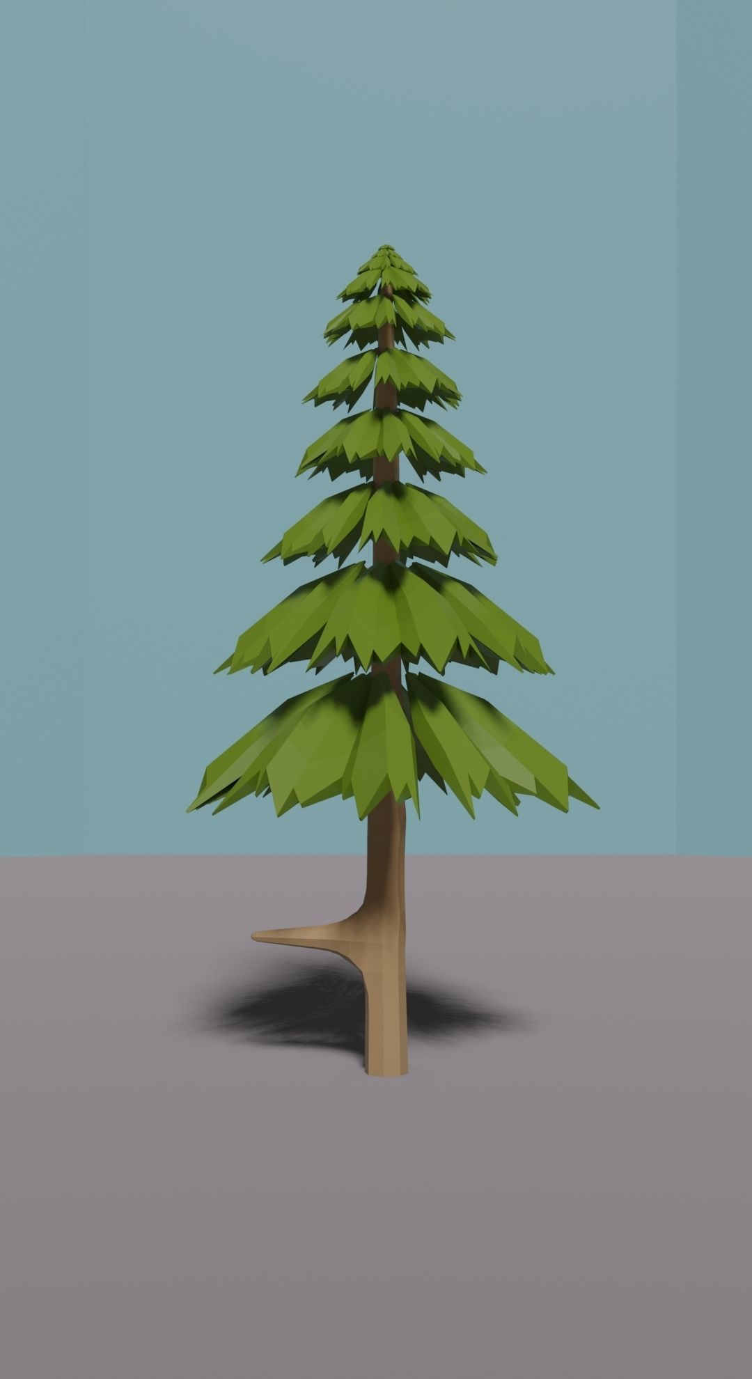 LOW POLY PINE TREE free VR / AR / low-poly 3D model | CGTrader