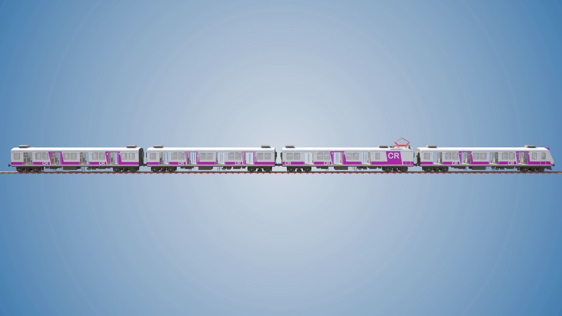 Bombardier EMU Local Train 3D model | CGTrader