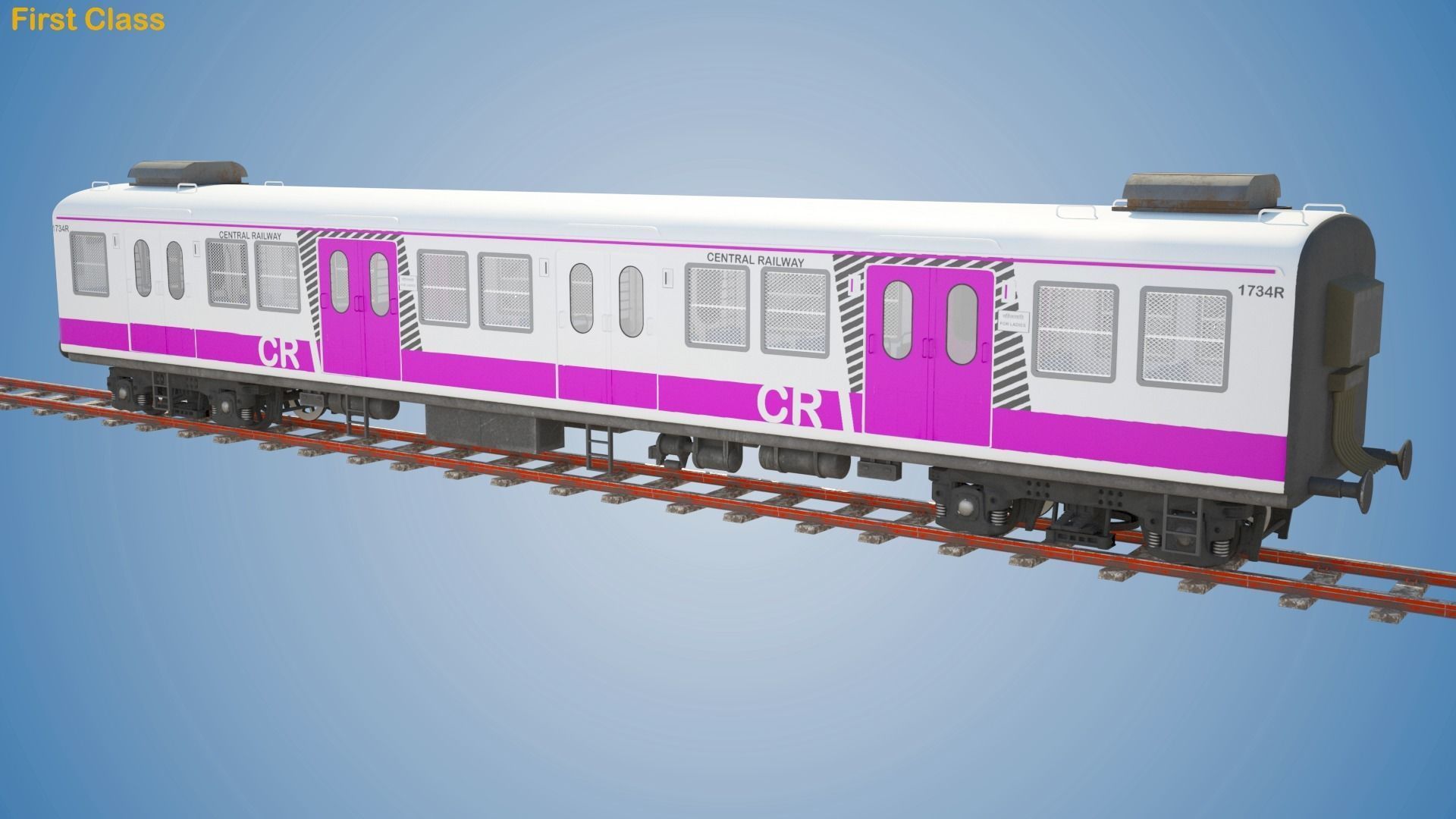 Bombardier EMU Local Train 3D model | CGTrader