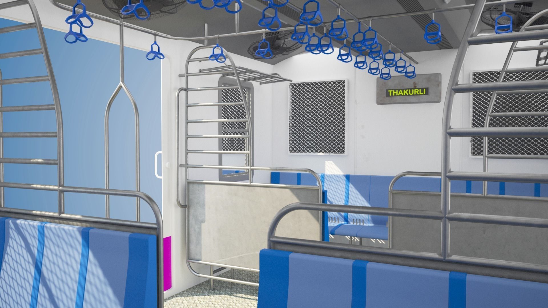 Bombardier EMU Local Train 3D model | CGTrader