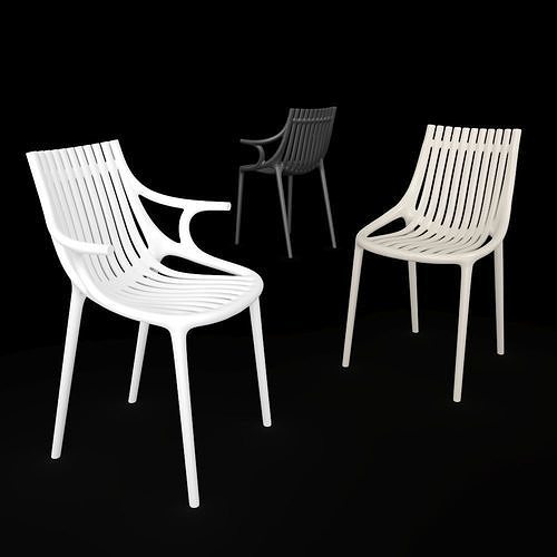 Vondom Ibiza chair and armchair 3D model | CGTrader