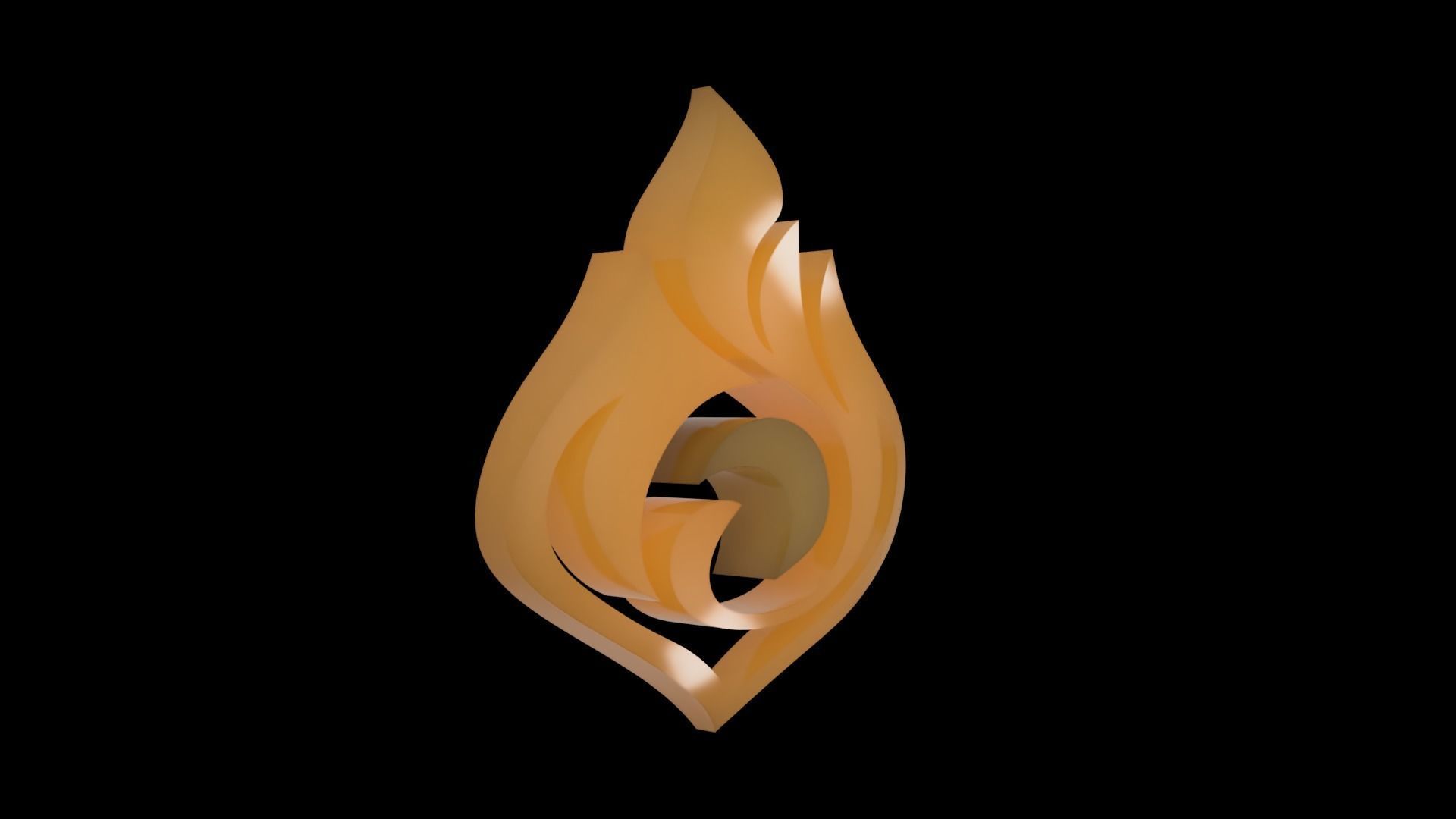 Genshin Impact Mondstadt Pyro Vision 3D model 3D printable | CGTrader