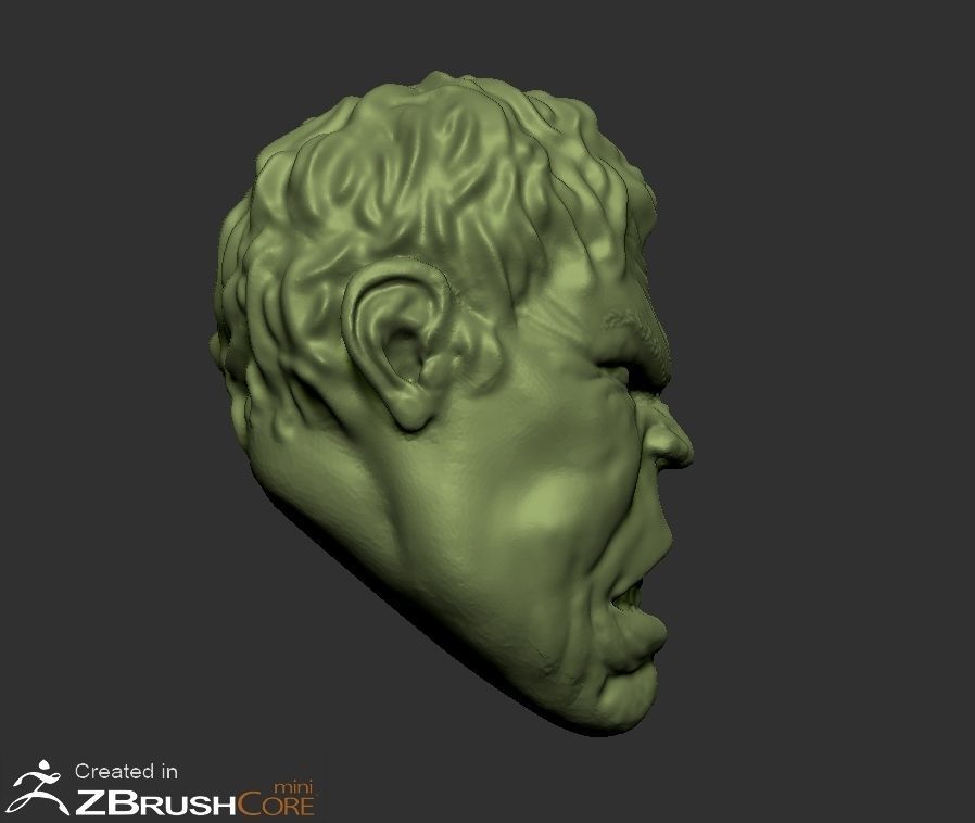 Hulk s Head free 3D model 3D printable | CGTrader