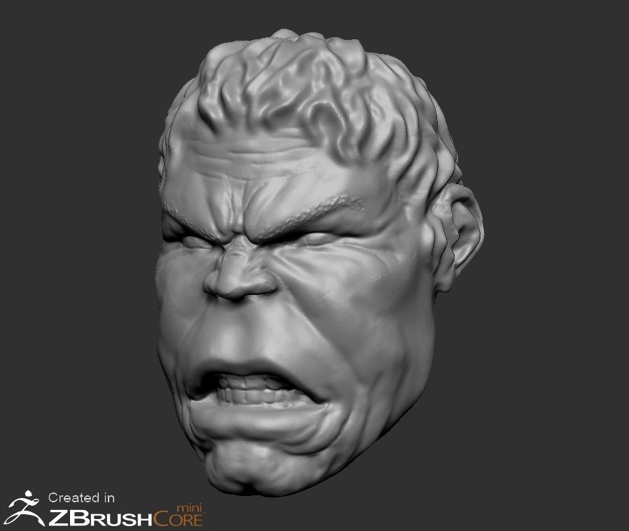 Hulk s Head free 3D model 3D printable | CGTrader