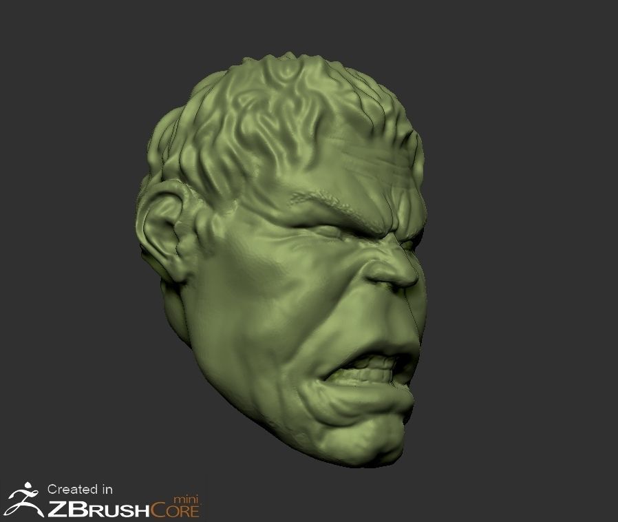 Hulk s Head free 3D model 3D printable | CGTrader