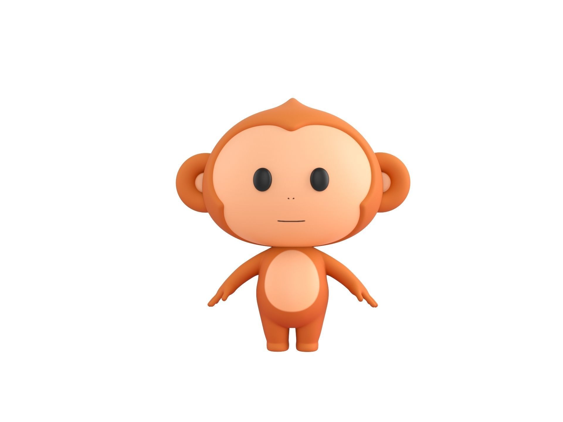 Character078 Monkey 3D model | CGTrader