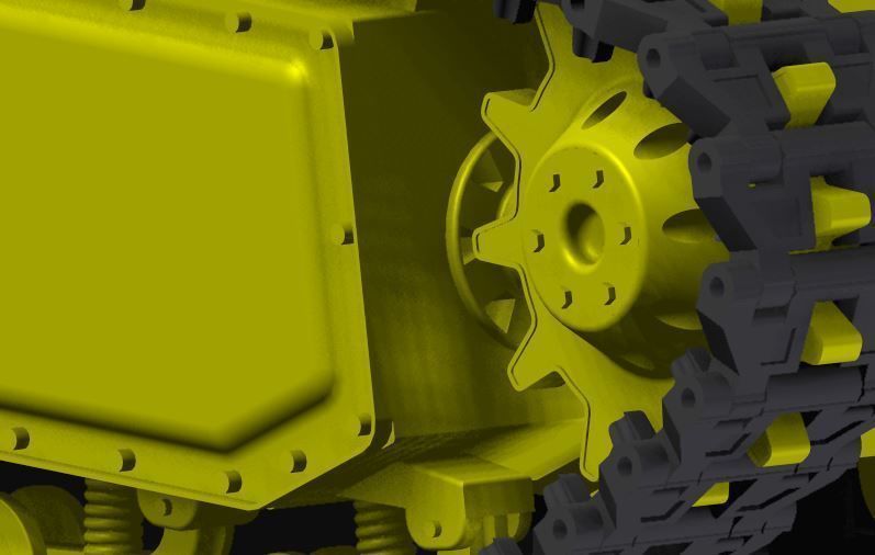 Goliath tracked mine 1 16 scale 3D print model 3D model 3D printable ...