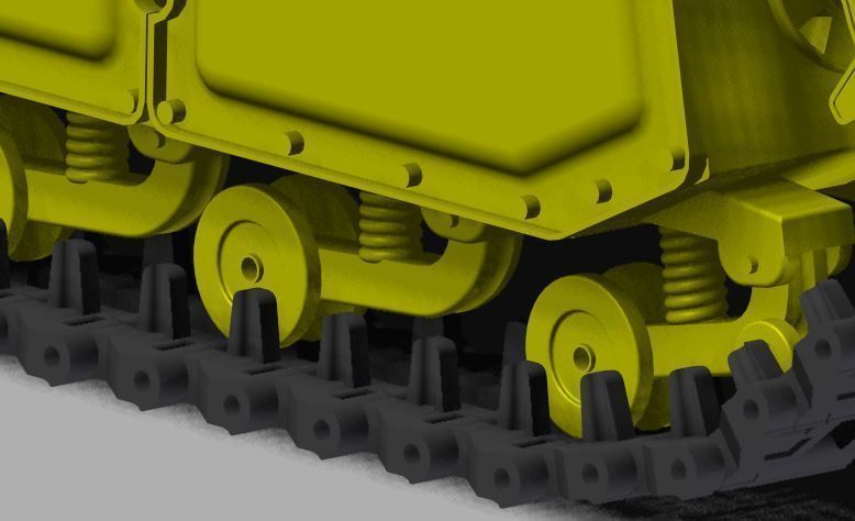 Goliath tracked mine 1 16 scale 3D print model 3D model 3D printable ...