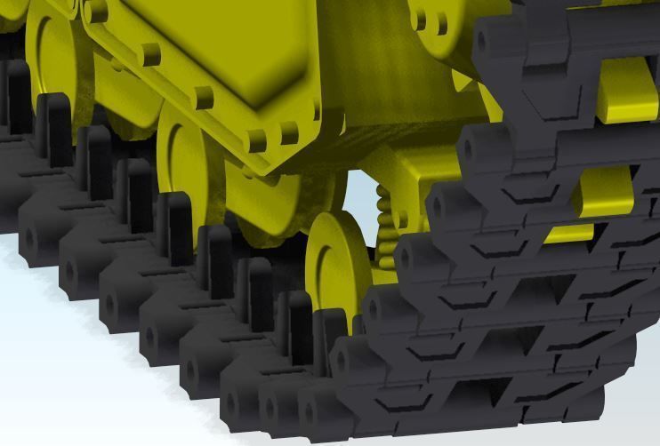 Goliath tracked mine 1 16 scale 3D print model 3D model 3D printable ...