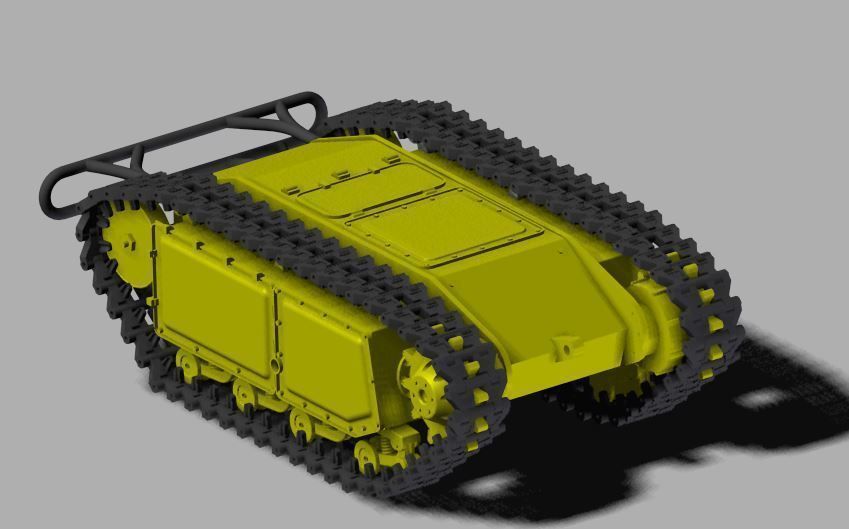 Goliath tracked mine 1 16 scale 3D print model 3D model 3D printable ...
