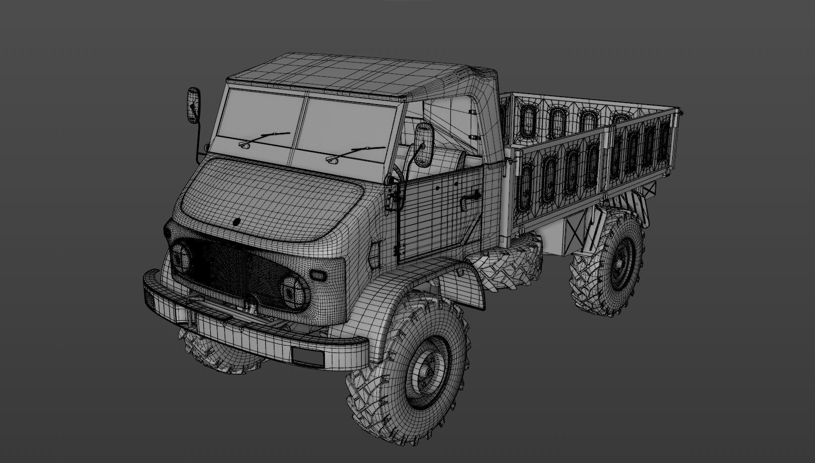 Mercedes Unimog S 404 1955 3D model | CGTrader