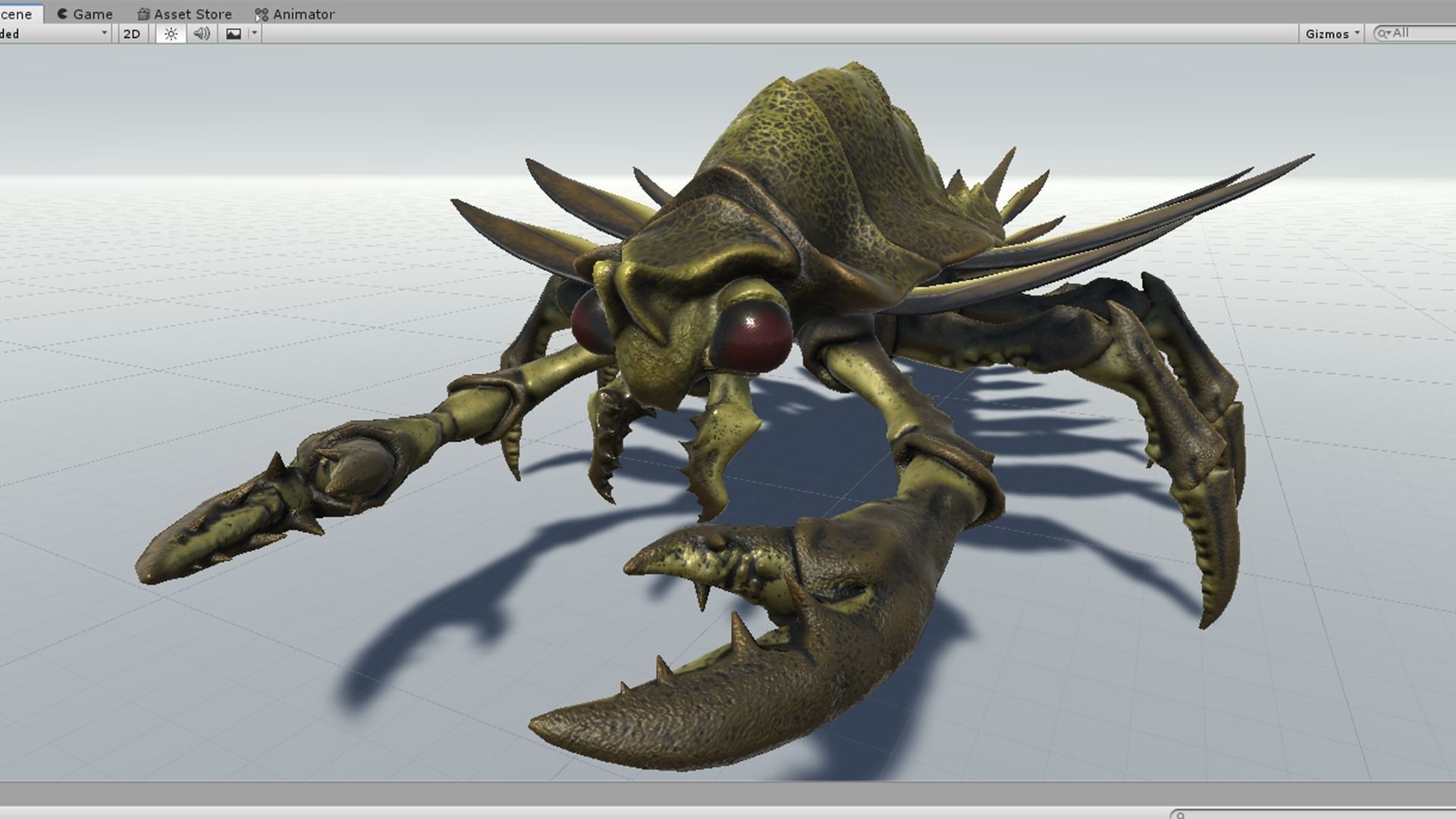 3D model Shrimp Monster VR / AR / low-poly rigged animated | CGTrader